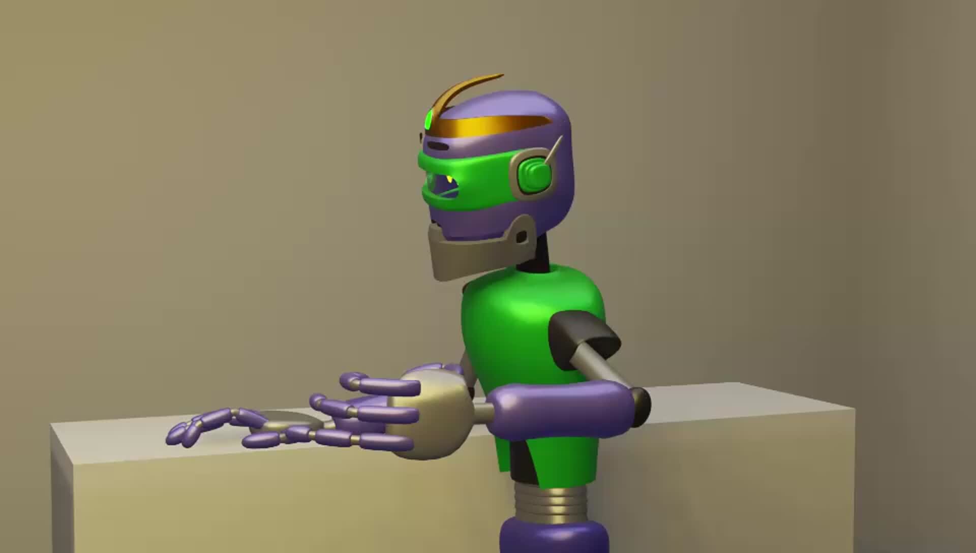 ArtStation - Robot in Bar