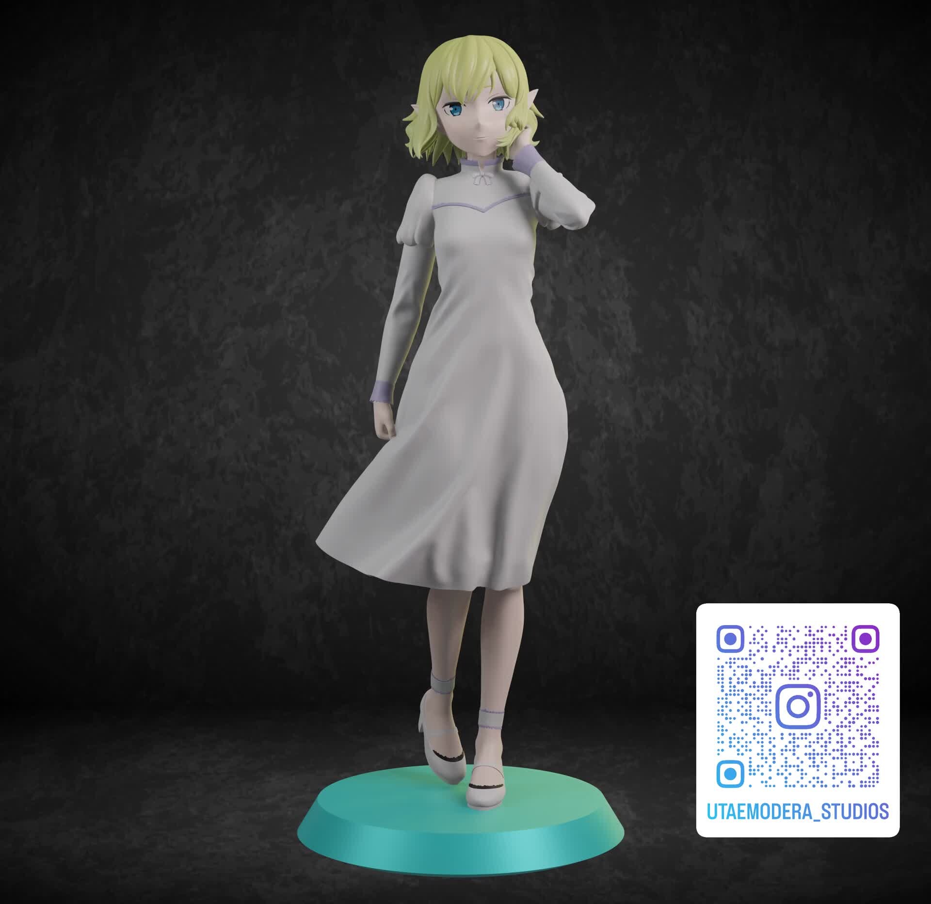 Utae@Modera - Fanart Ryuu Lion (anime danmachi)