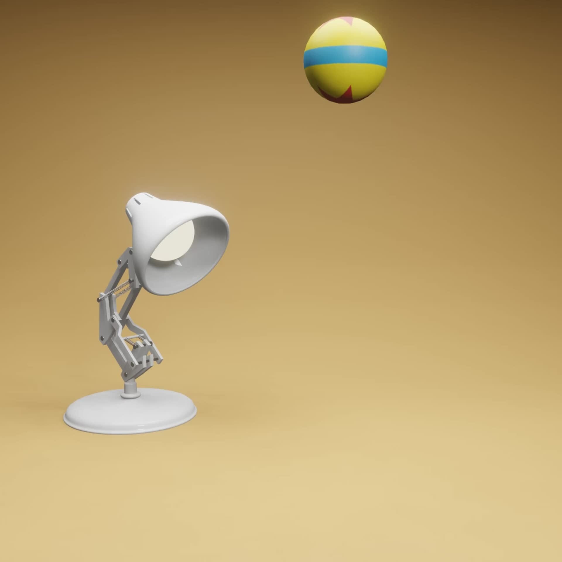 ArtStation - Bouncing Pixar Ball