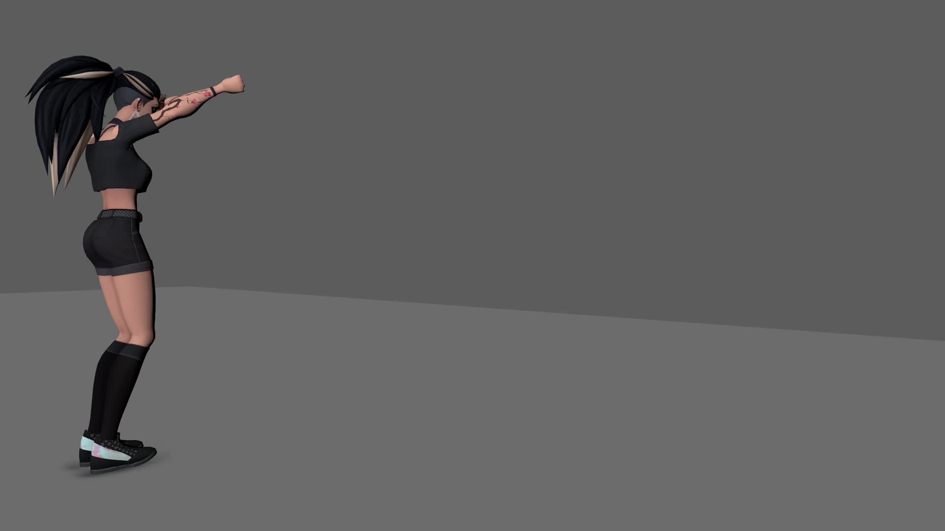 ArtStation - Akali Jump Animation