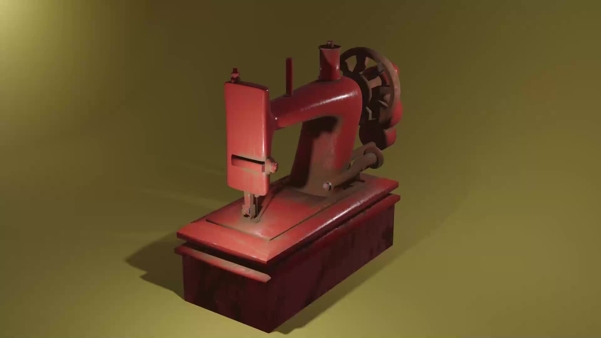 ArtStation - Sewing machine prop