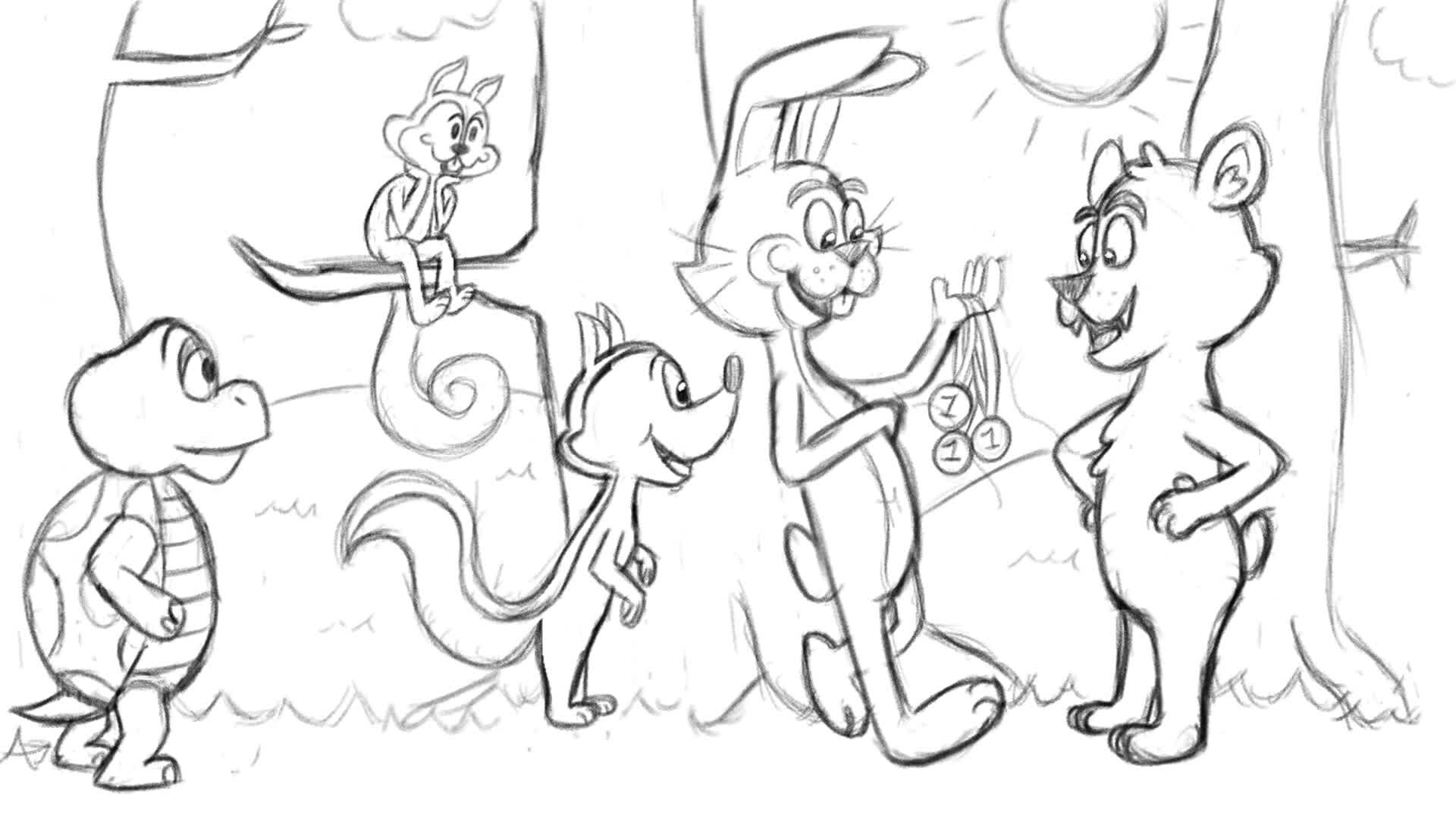 ArtStation - Tortoise and the Hare - Illustrations