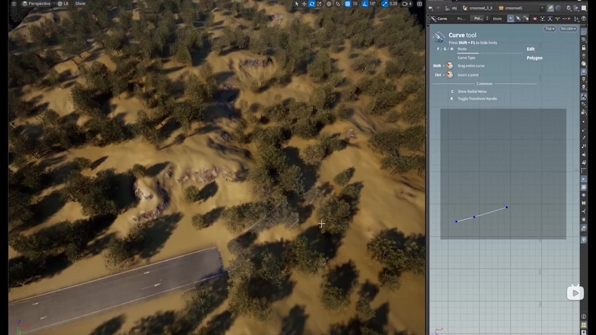 ArtStation - Houdini PCG To Unreal A procedural highway