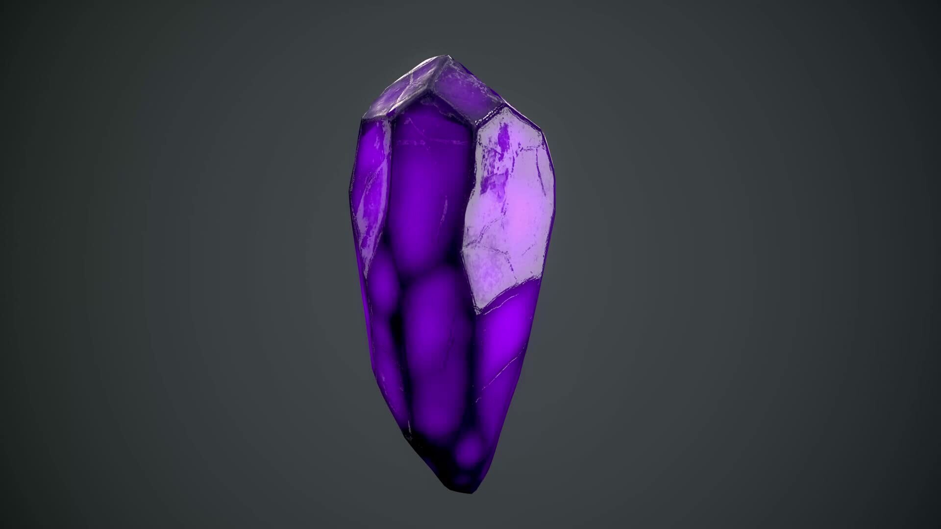 ArtStation - Stylized Purple Crystal