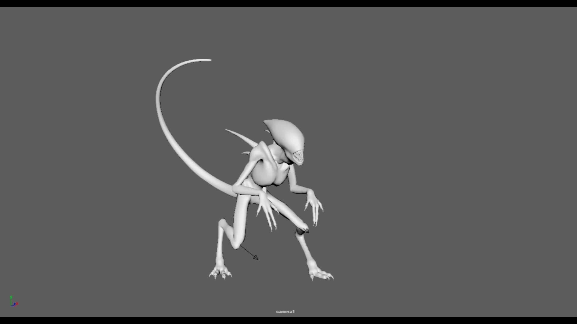 ArtStation - Xenomorph Movement Test
