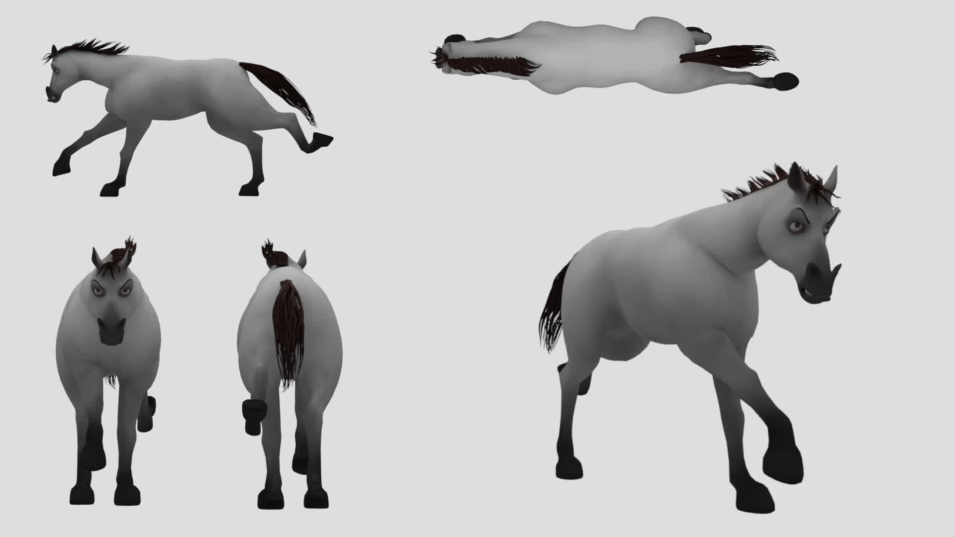 ArtStation - Horse Run Cycle