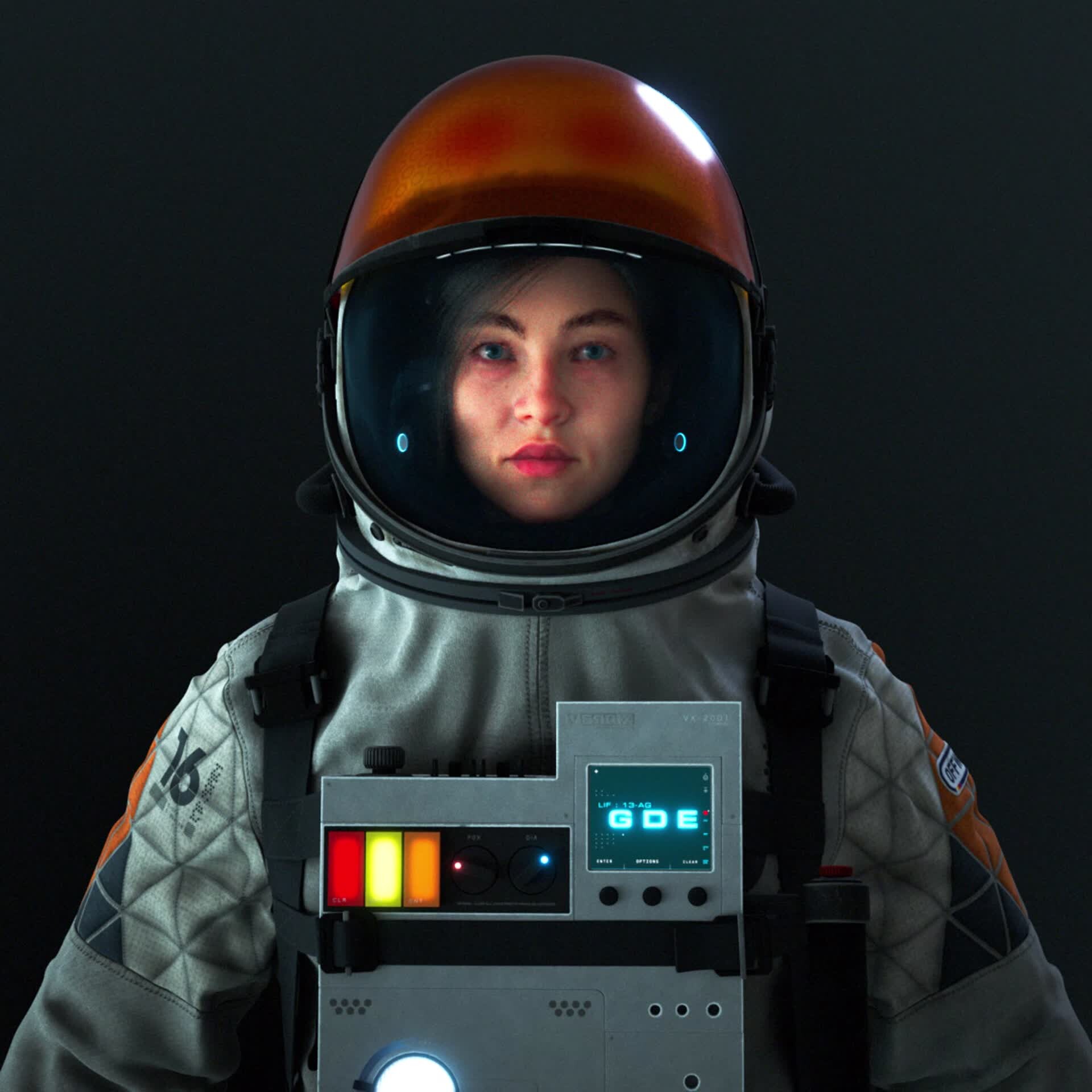 ArtStation - Offworld Spacewalker WIP