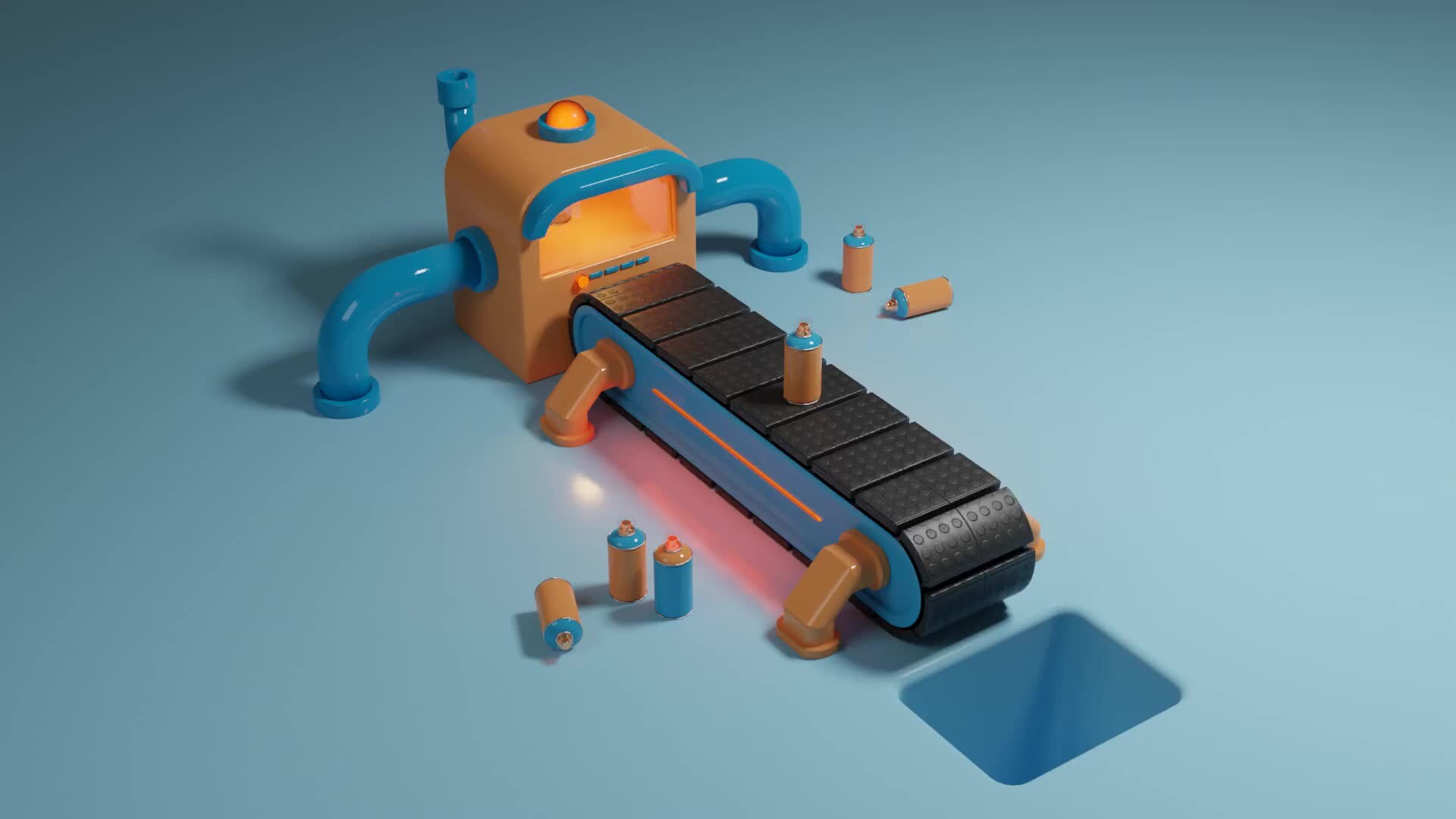 ArtStation - Spray cans machine