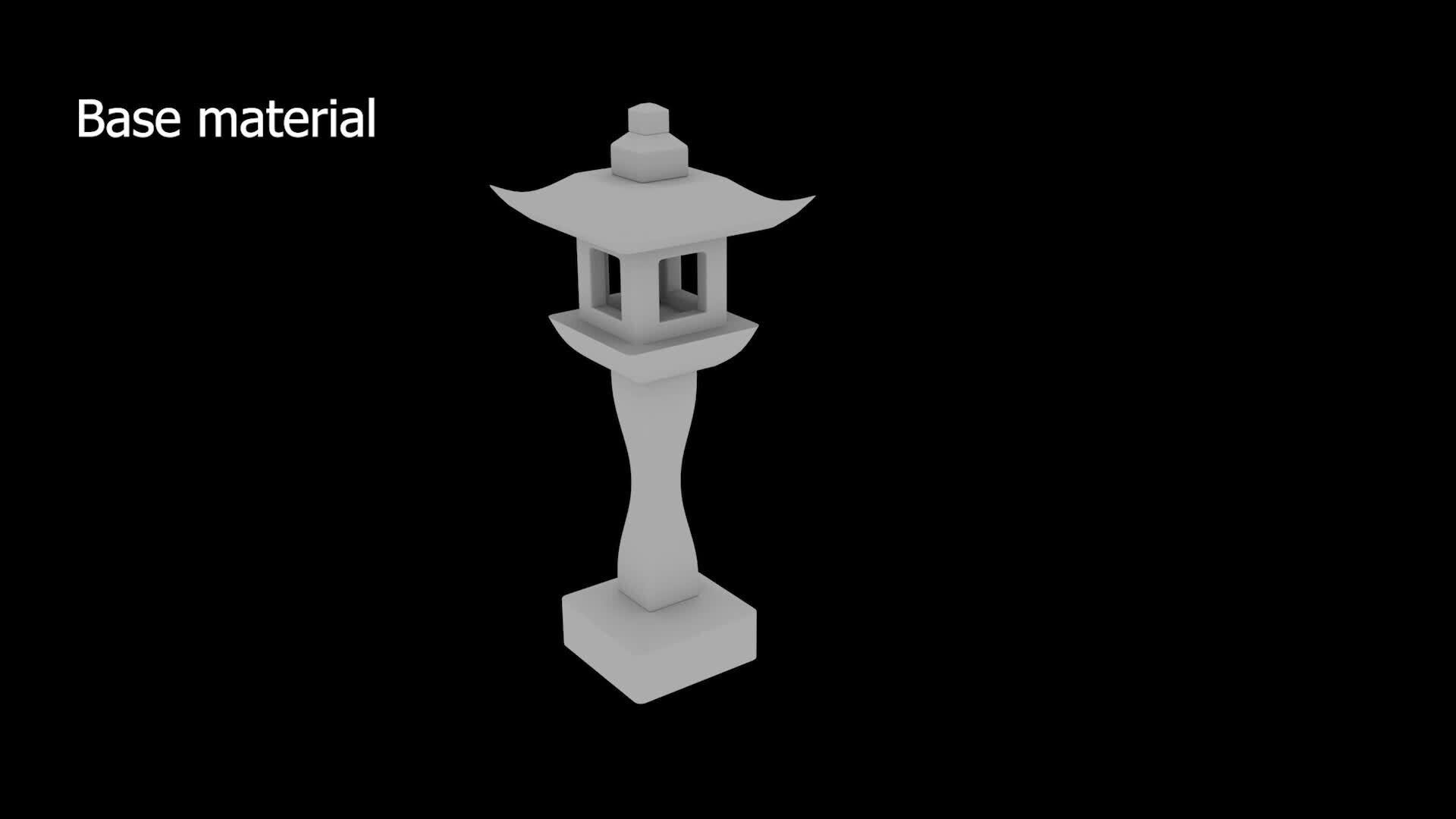 ArtStation - Lamb Post_3D Modeling and lighting