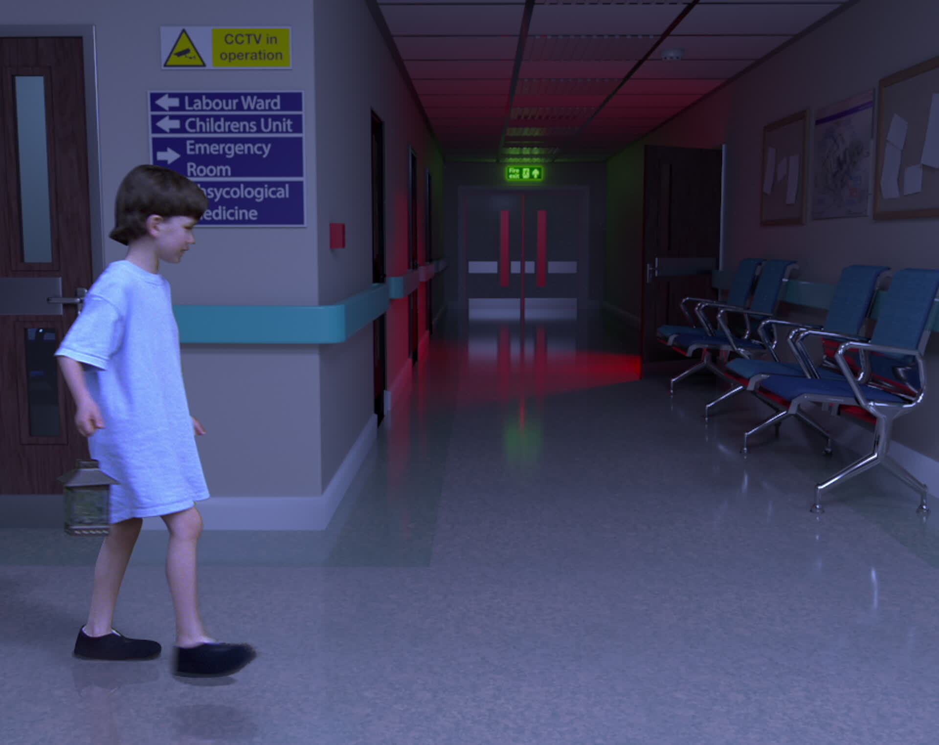 ArtStation - Boy in the Hospital