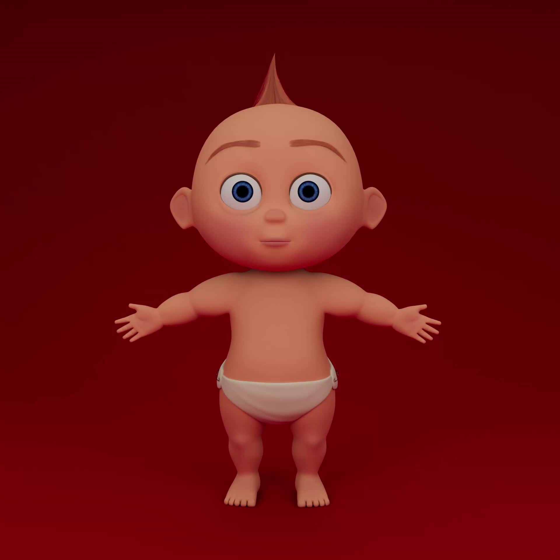ArtStation - Jack Jack 3D Modeling