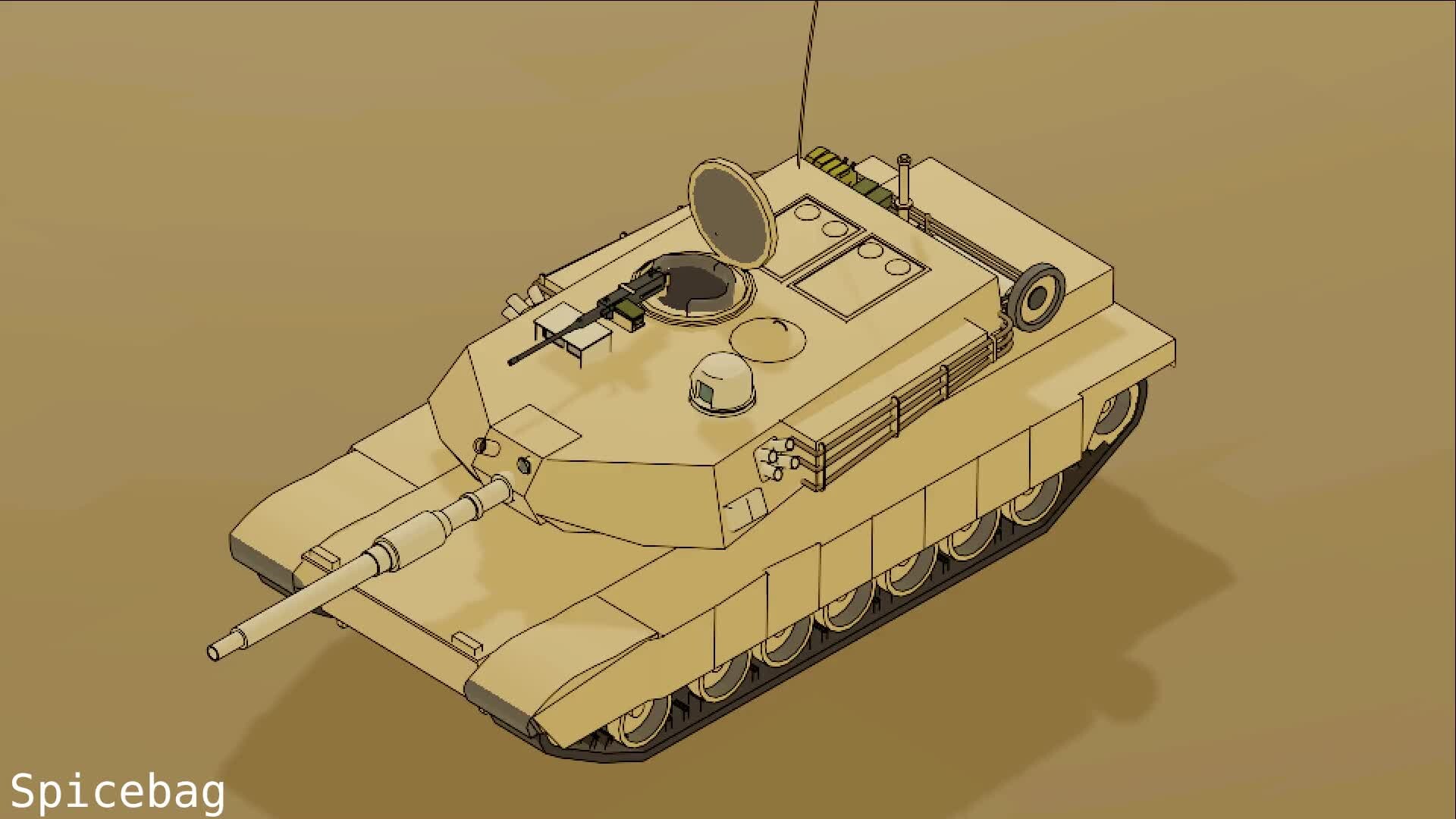 ArtStation - M1 Abrams