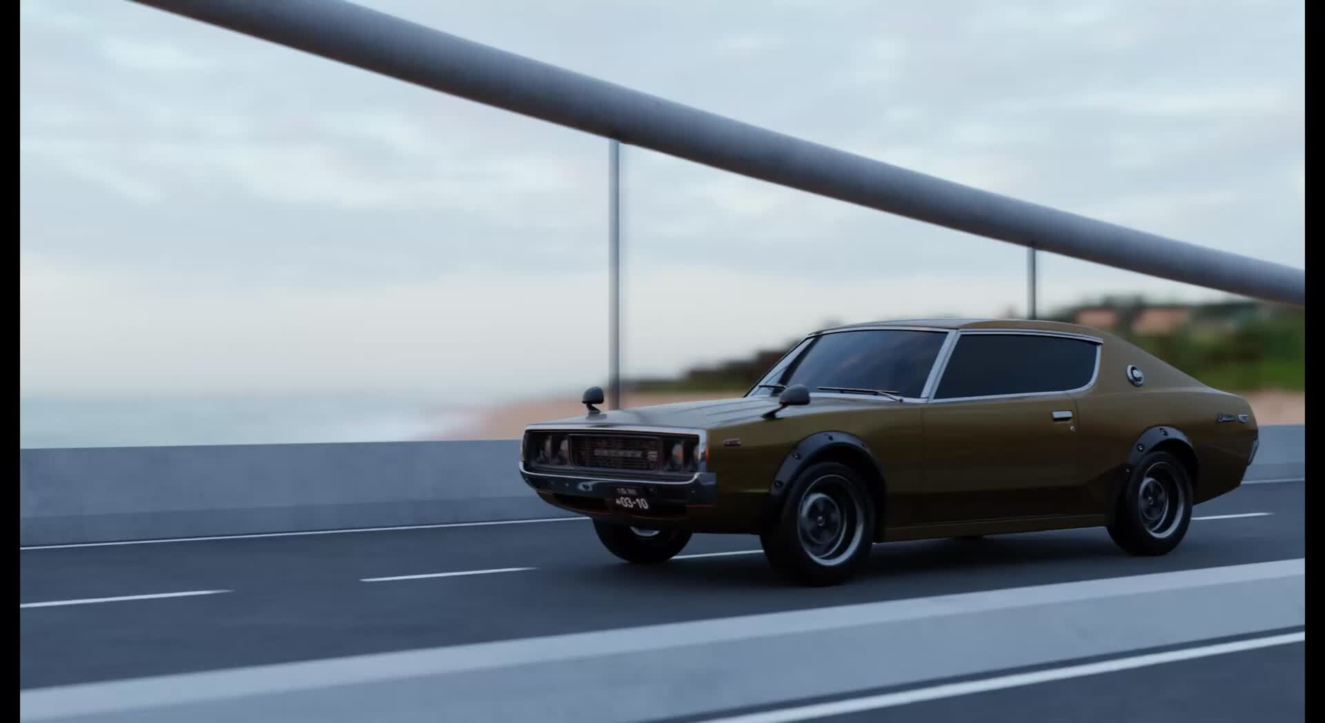 ArtStation - Muscle Car (Datson)