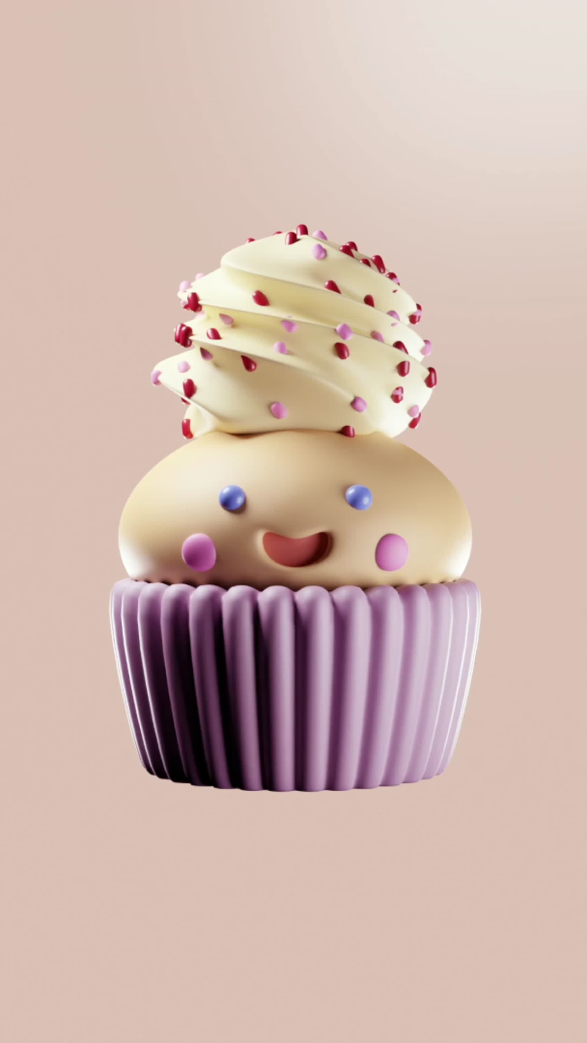 ArtStation - Blender Animation | Cupcake Character