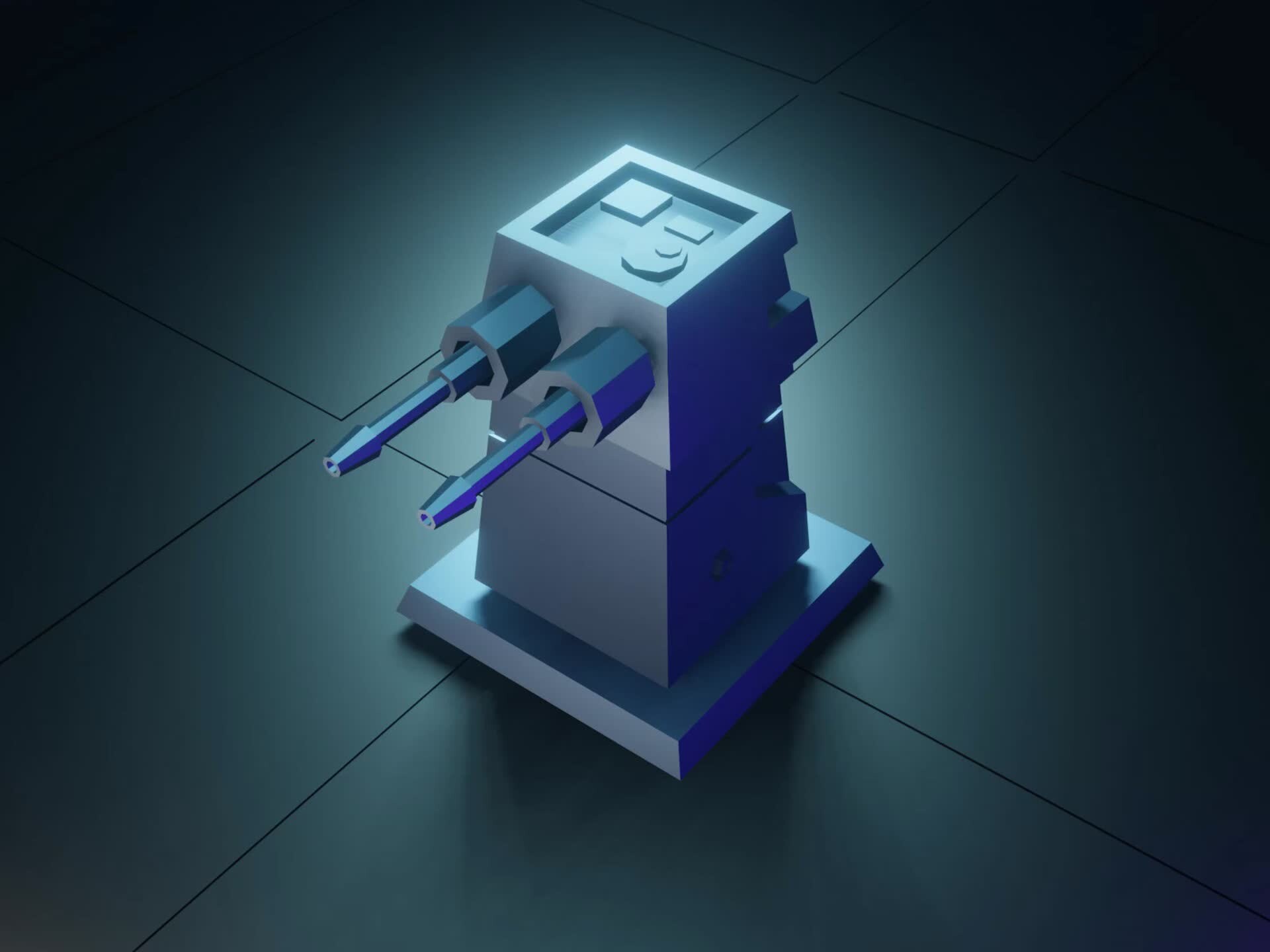 ArtStation - laser turret