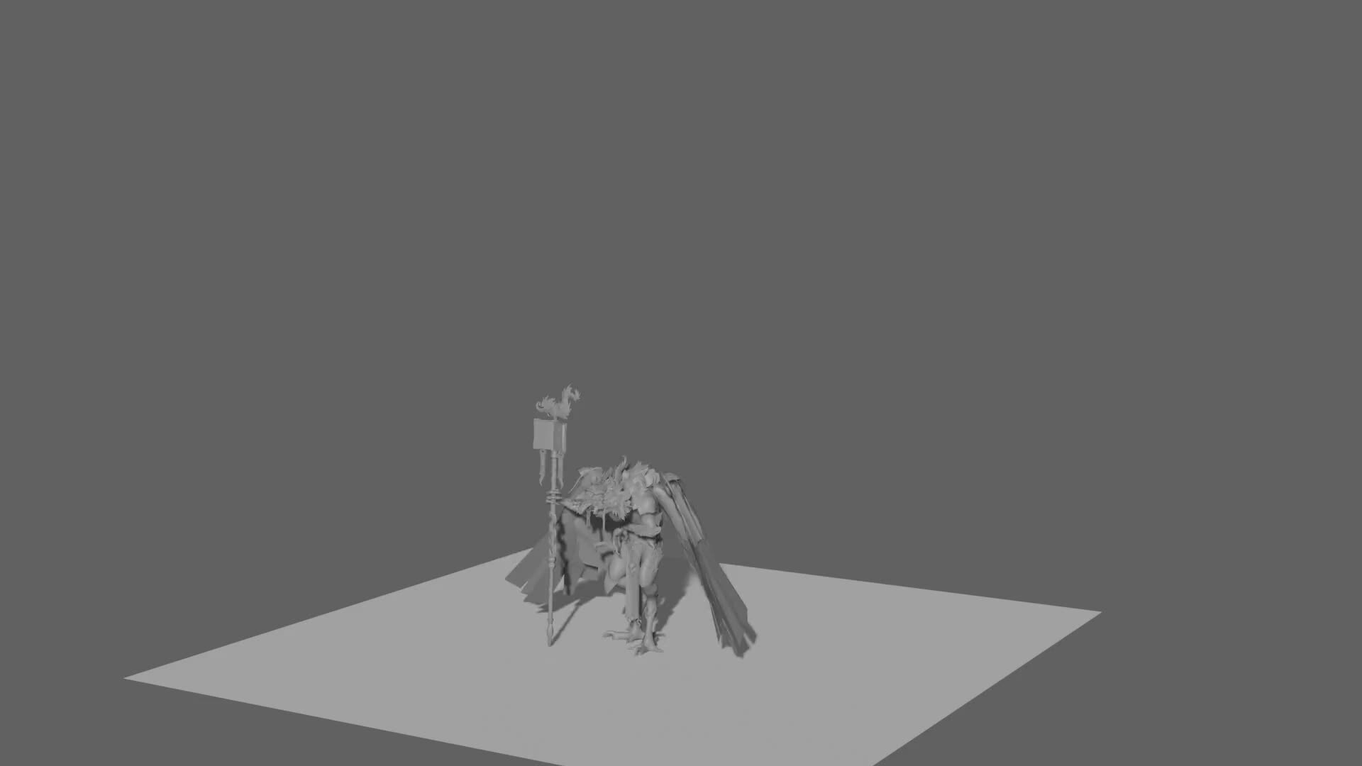 ArtStation - (Fan Animation)Warhammer Bird daemon slam