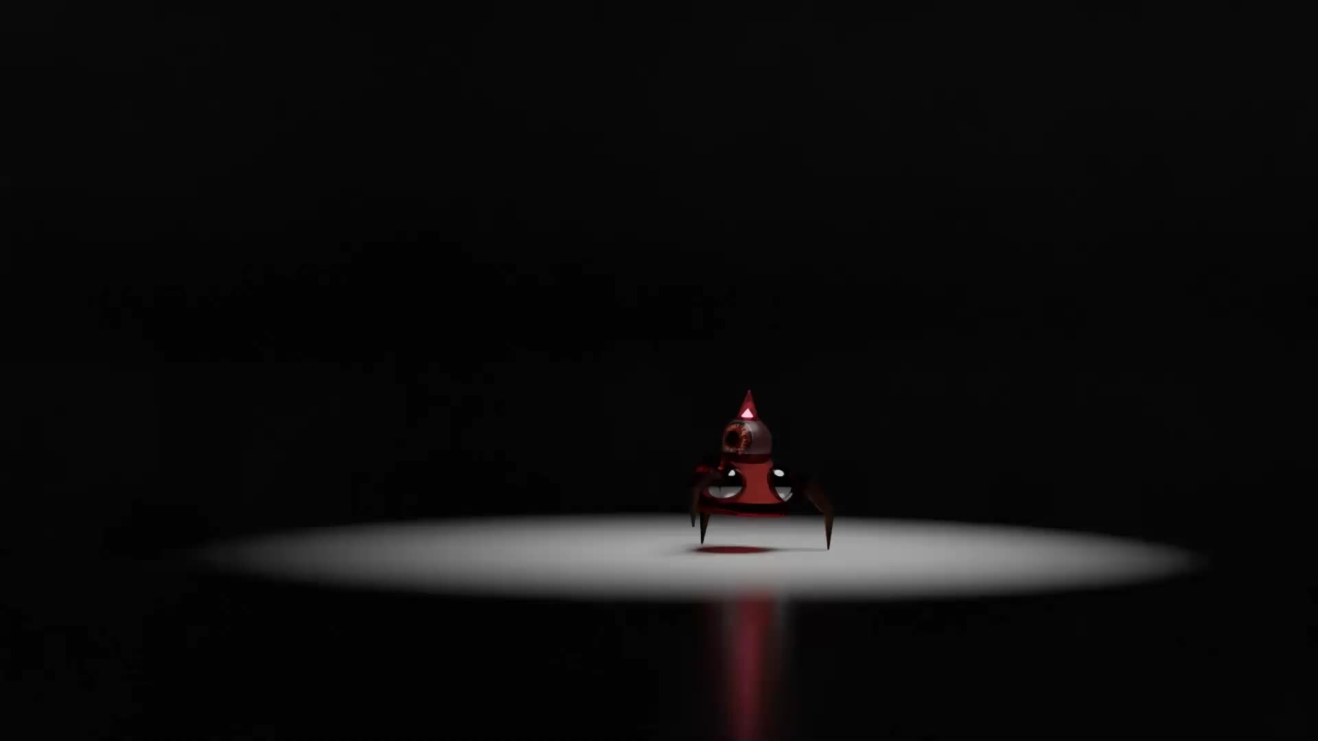 ArtStation - Rig animation of a small creature, made in Blender