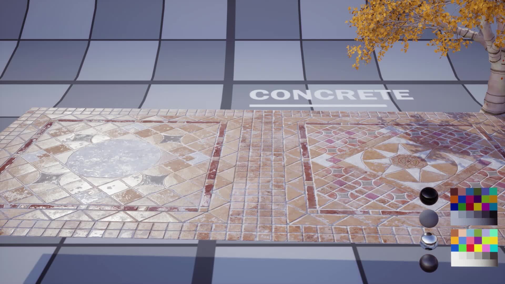 ArtStation - Rendering of floor tile composition in ue4