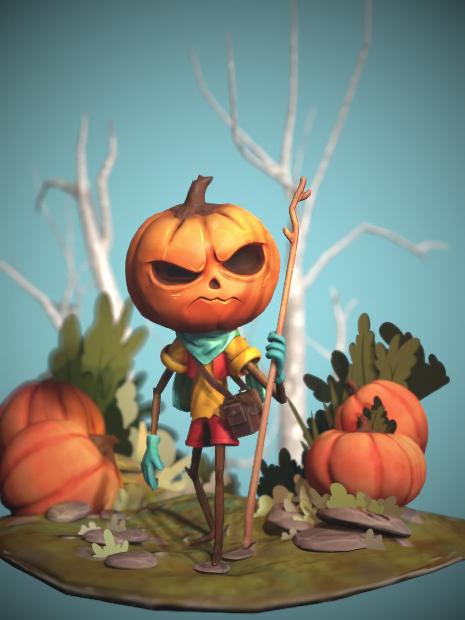 ArtStation - Pumpkin Mage.