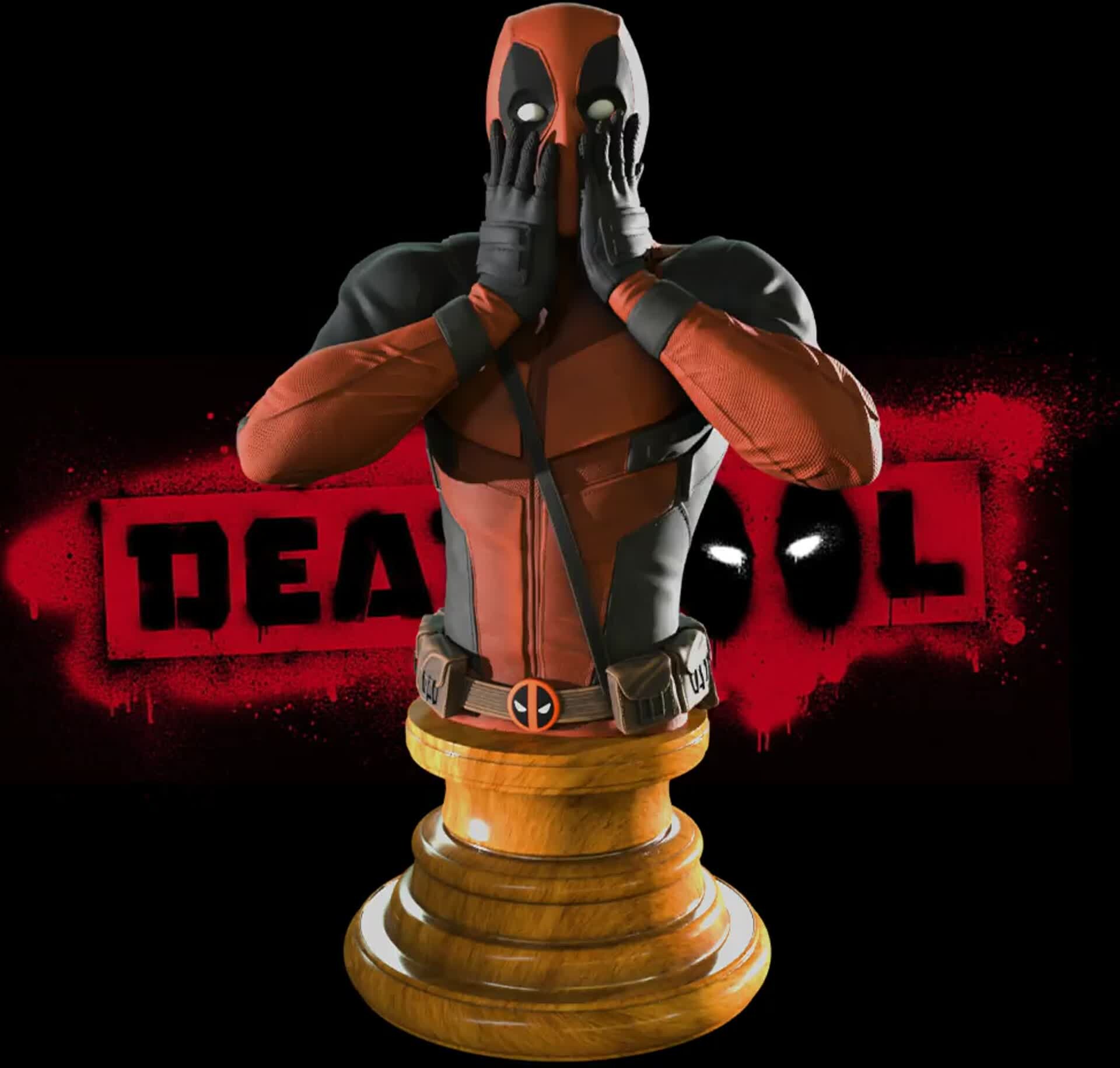 ArtStation - DeadPool bust