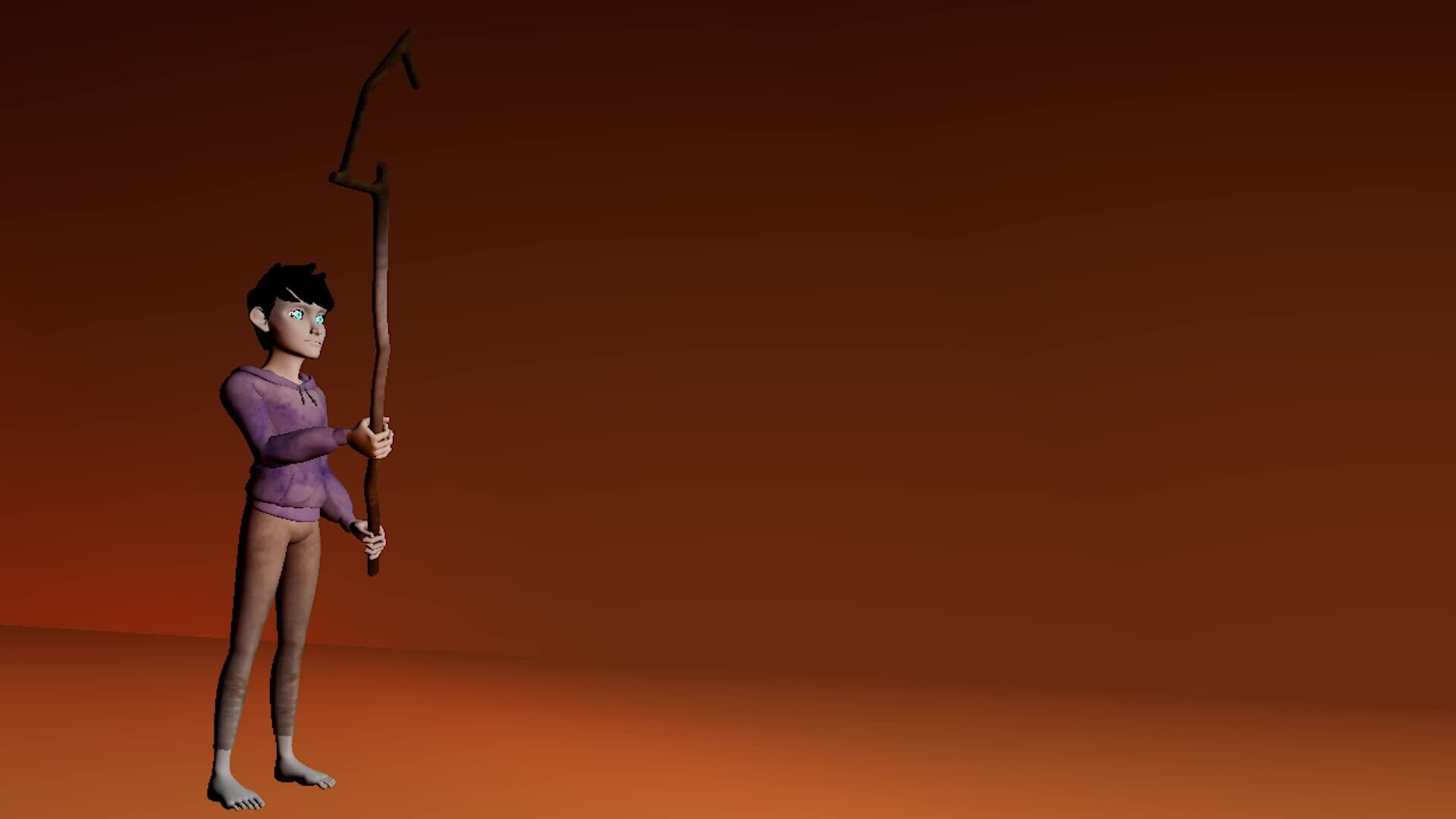 ArtStation - Wood stick attack