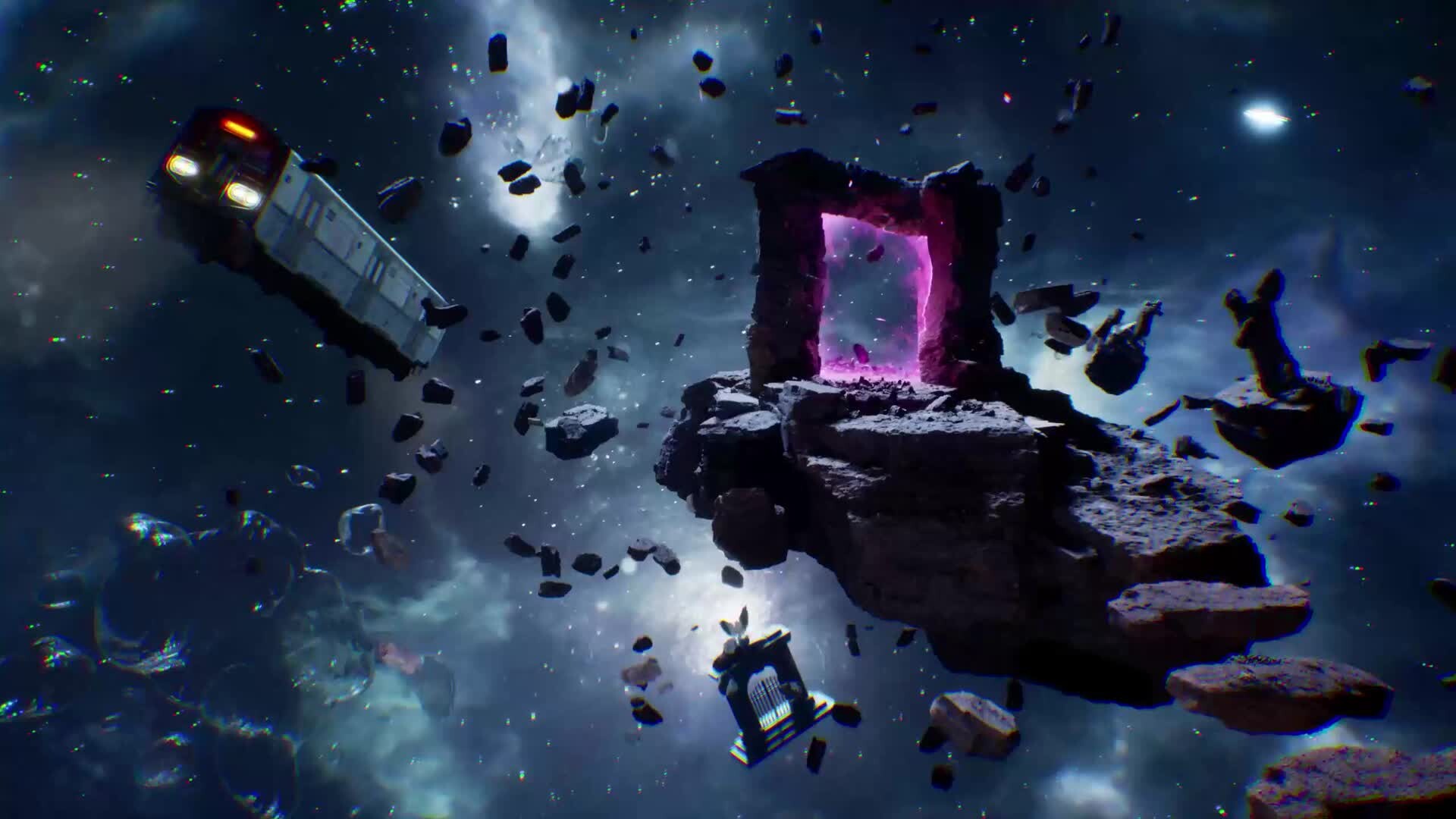 ArtStation - Cosmic Enigma: The Floating Monolith