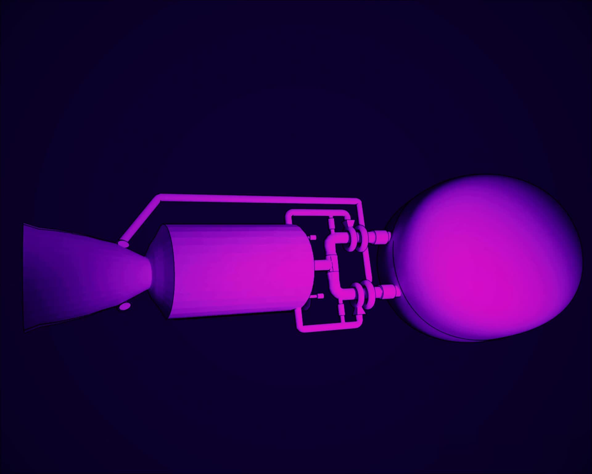 ArtStation - Nuclear propulsion rocket engine