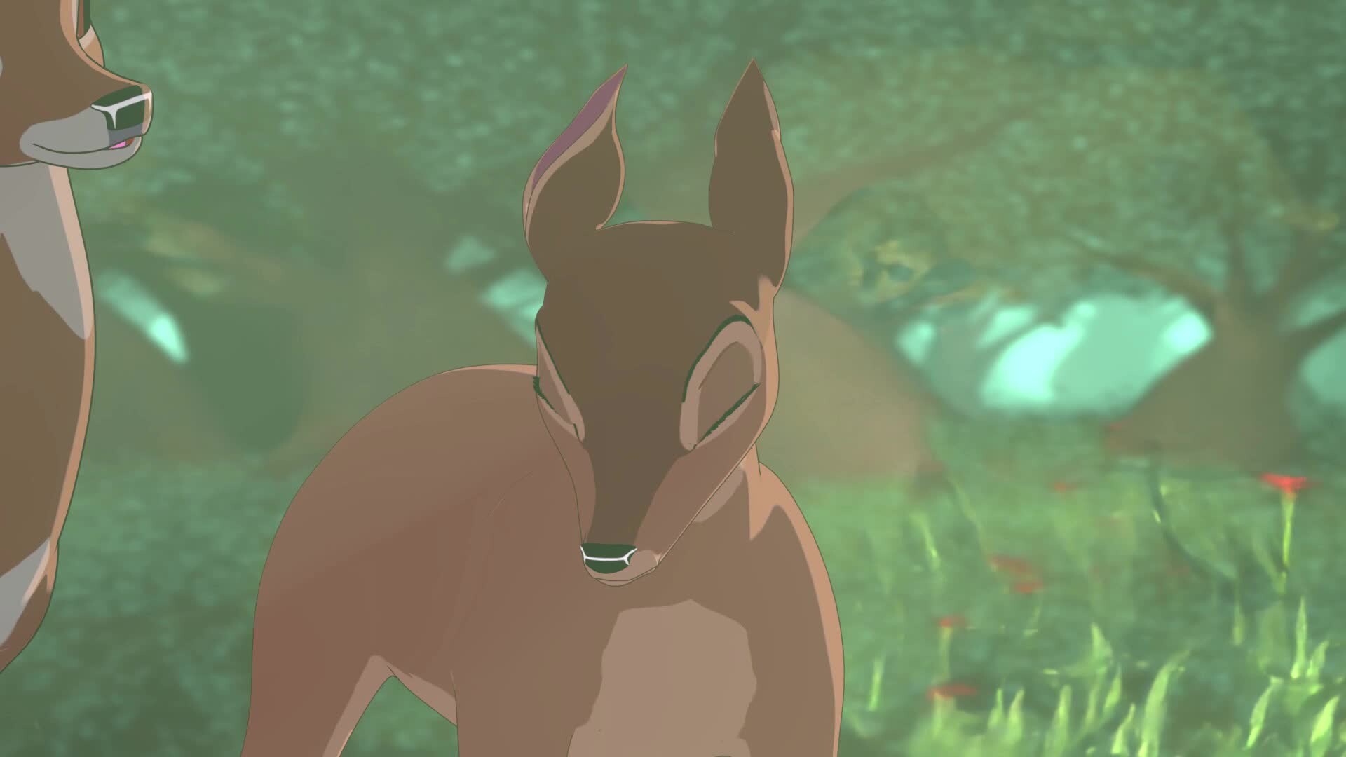 ArtStation - Faline Cuddles Bambi Animation