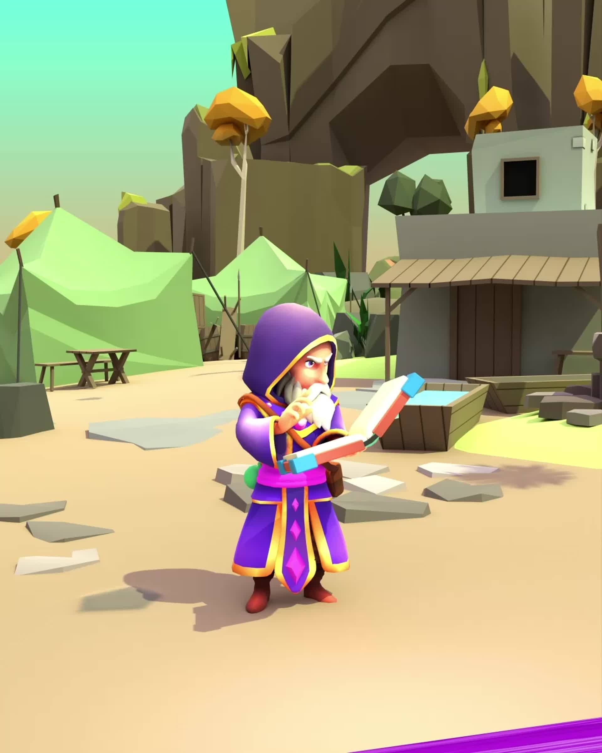 ArtStation - Wizard Hero Character Intro