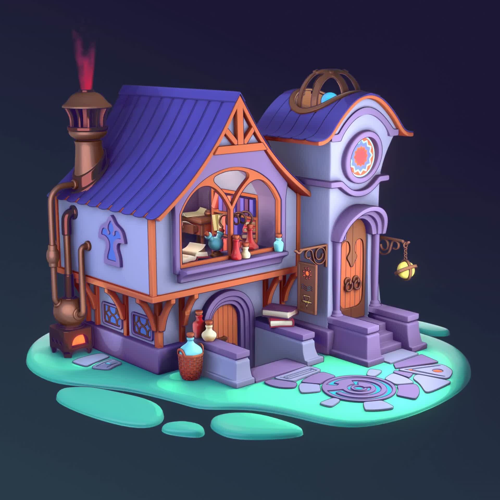 ArtStation - Alchemist's house