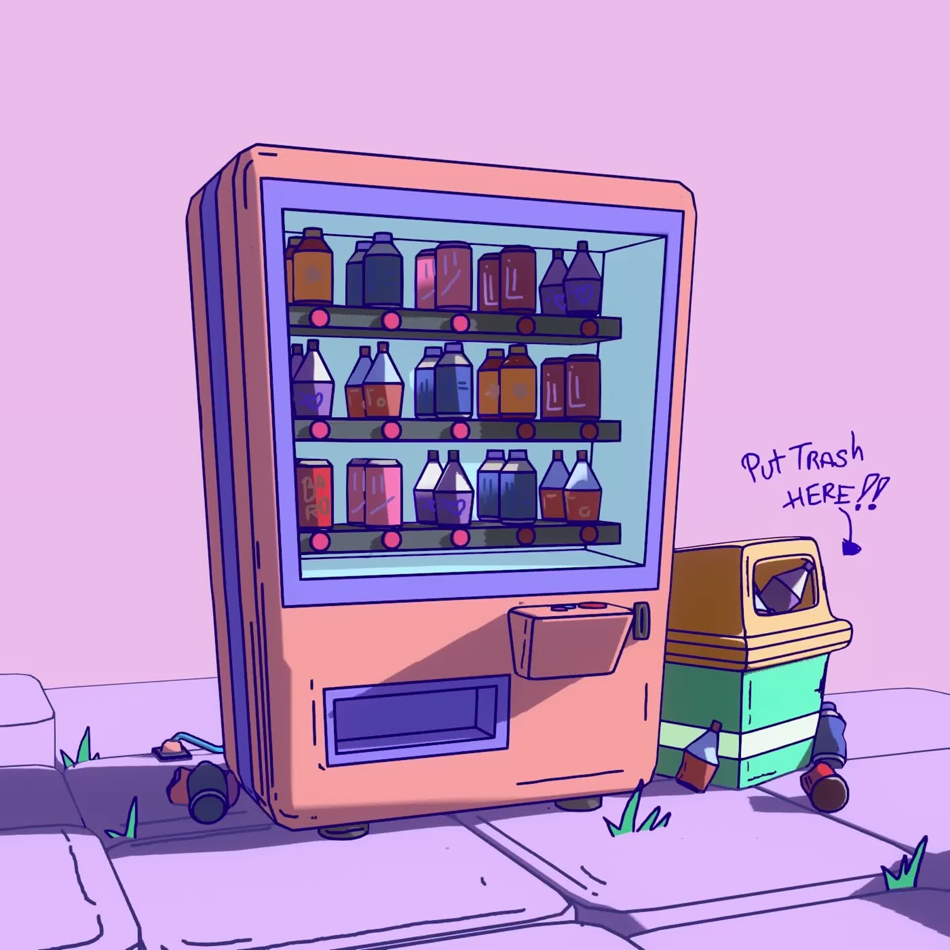 ArtStation - VENDING MACHINE - 3D BLENDER
