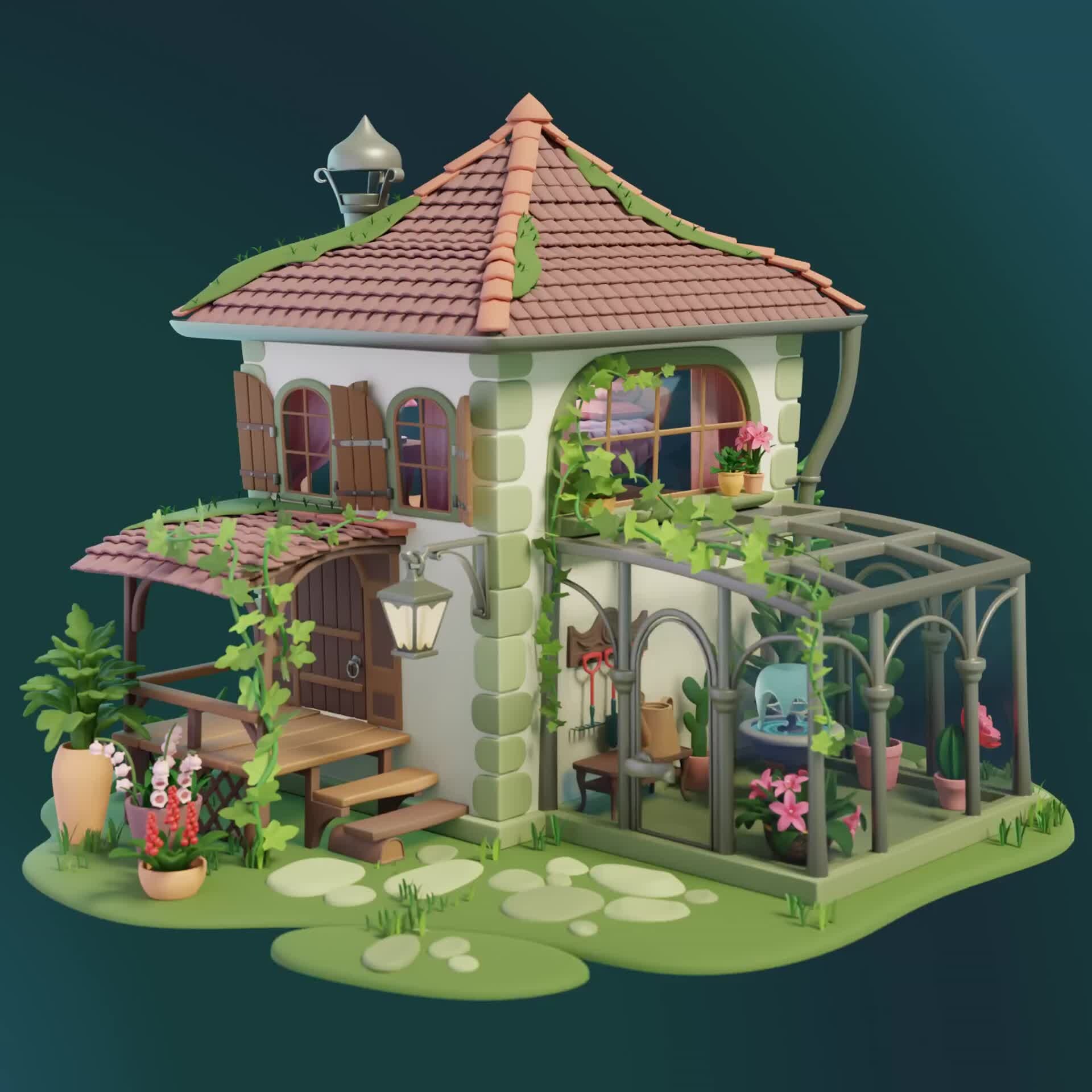 ArtStation - Florist's house