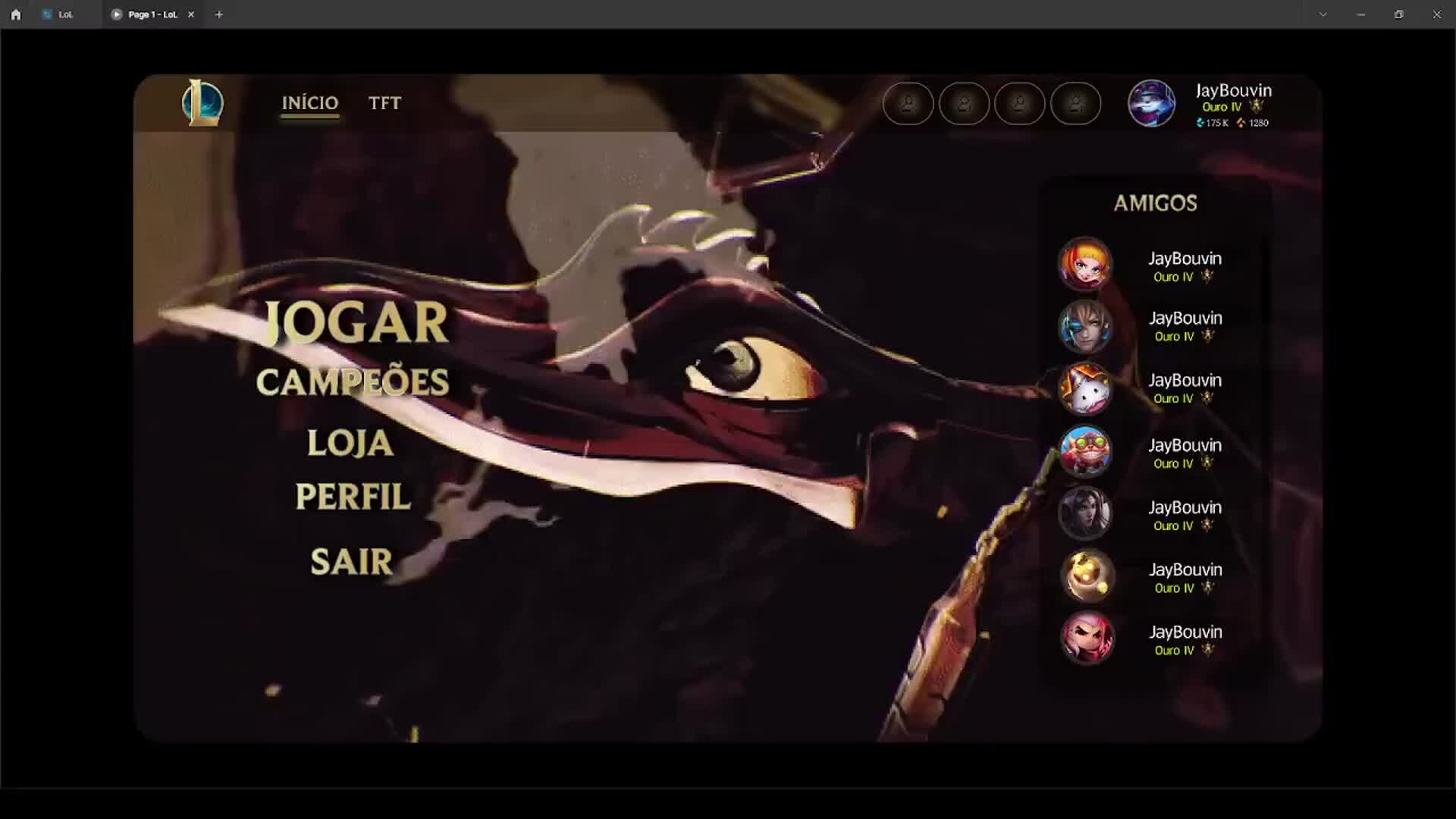 ArtStation - UX/UI Study - League of Legends Cliente/Menu Rework and ...