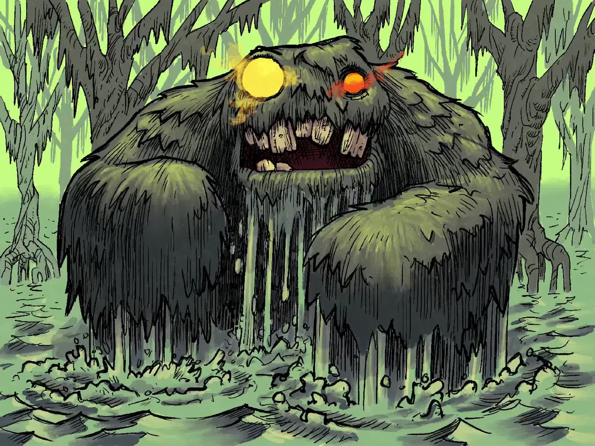 ArtStation - Swamp Monster