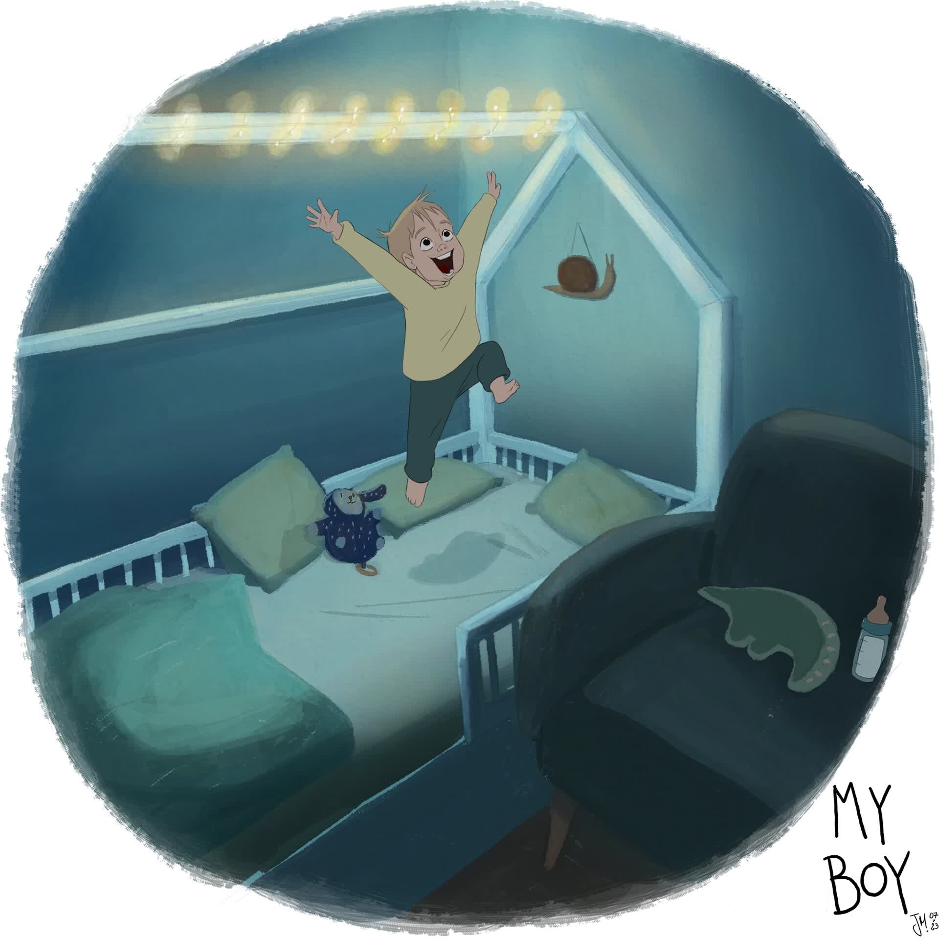ArtStation - •My boy• Bedtime