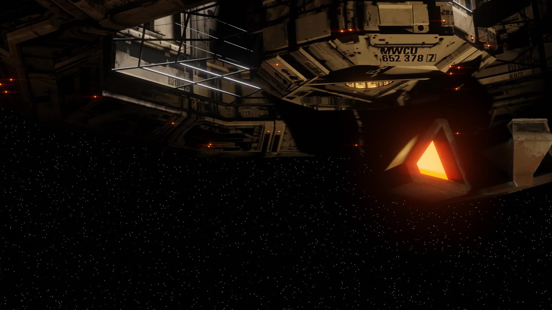 ArtStation - Space station animated scene