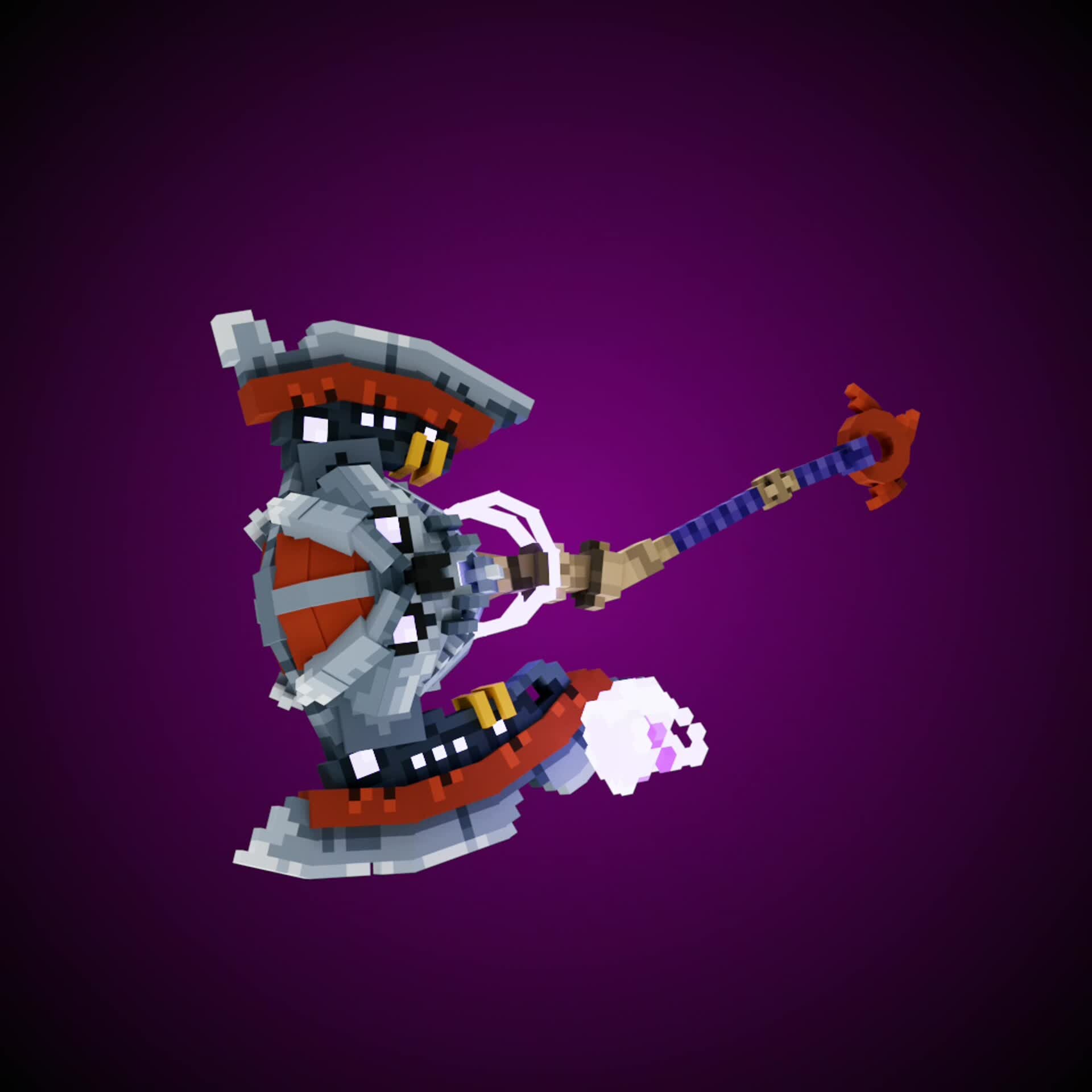 ArtStation - Magic Axe Voxel