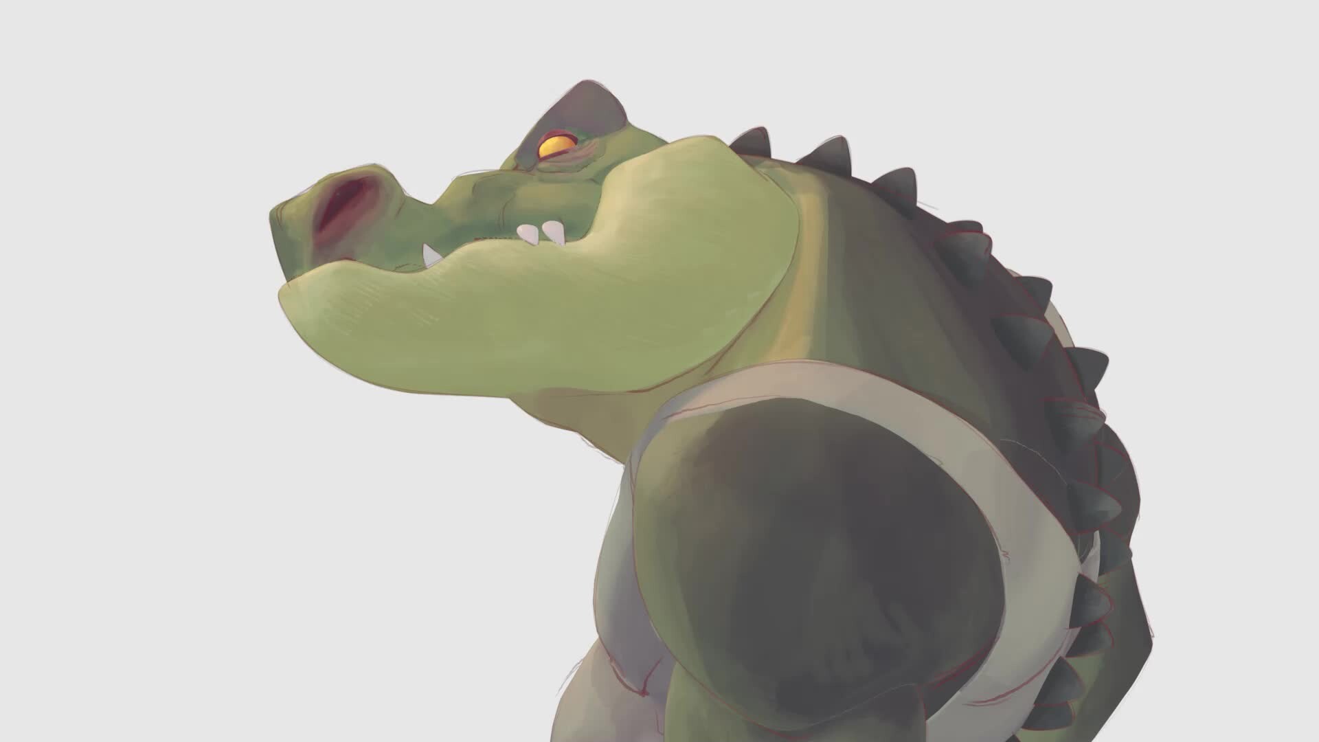 ArtStation - Croc NPR(Non Photo-realistic Render)