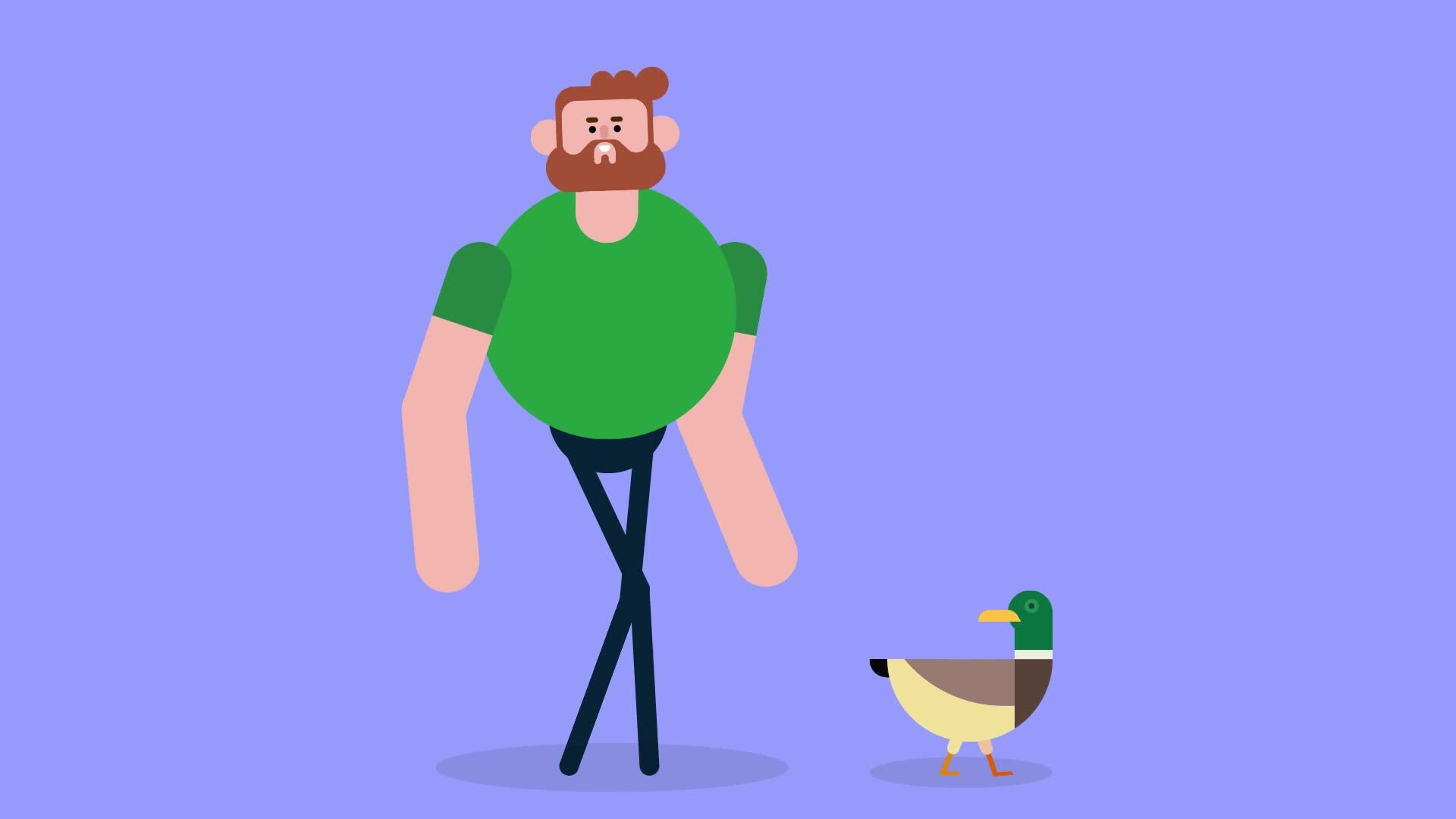 ArtStation - Men with duck