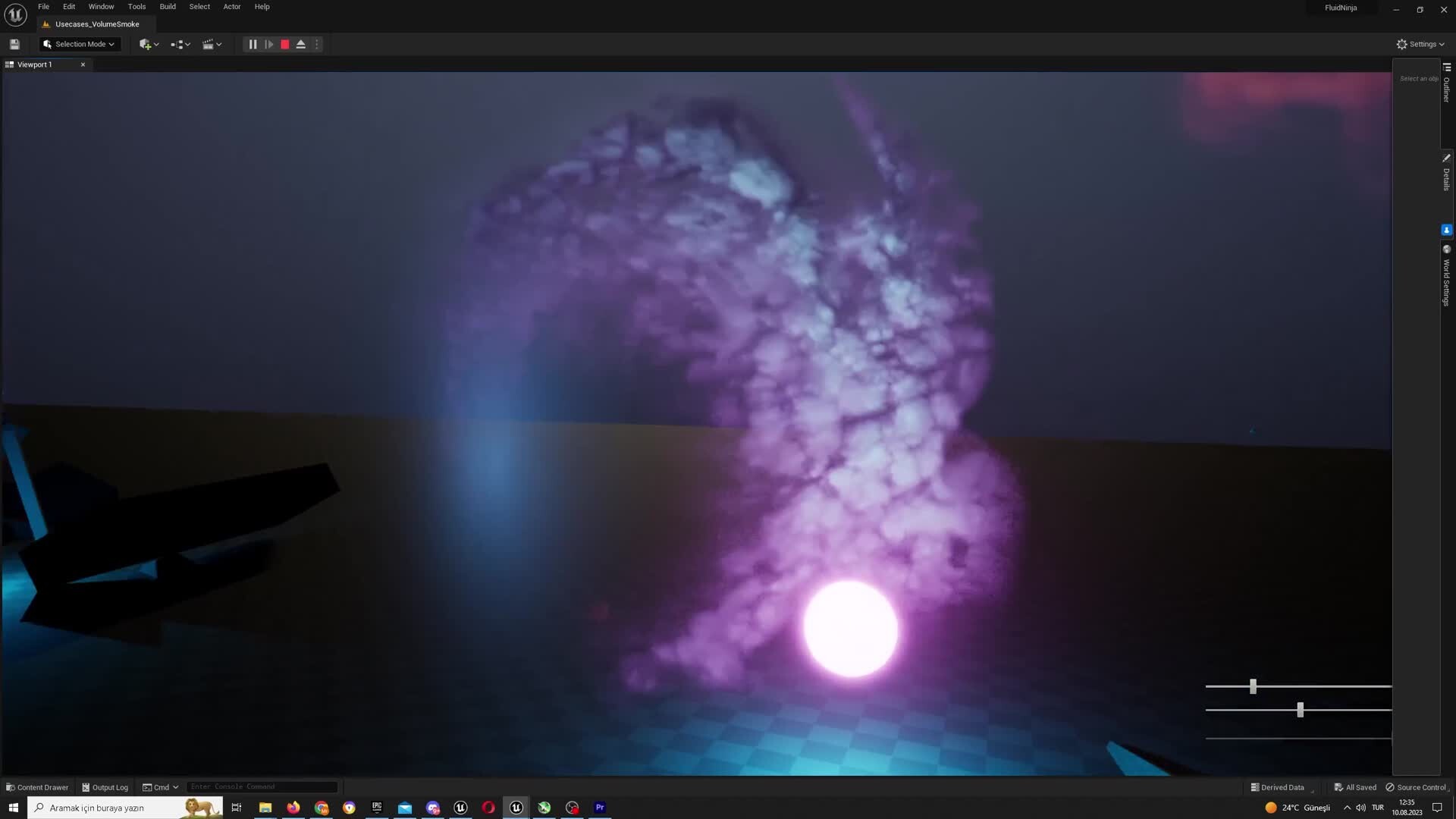 ArtStation - Unreal Engine 5.1 volumetric vfx experiment