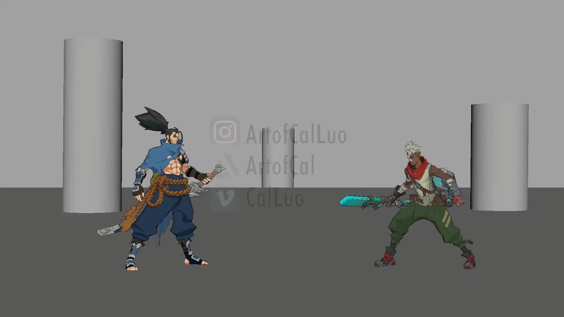 ArtStation - 2XKO [Project L] Yasuo Ult Pre-Viz