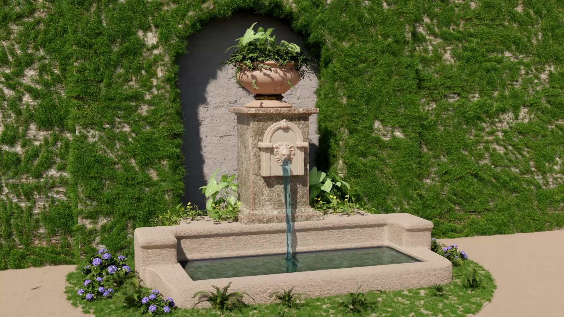 ArtStation - Water fountain model