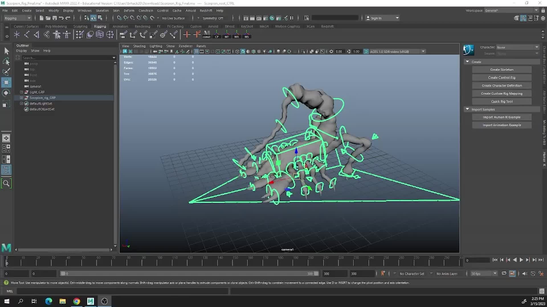 ArtStation - Scorpion Rig