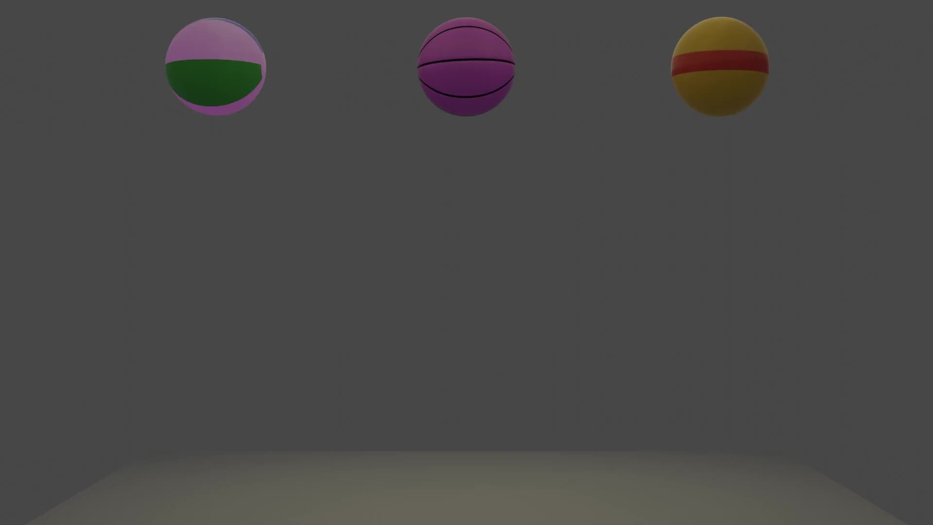 ArtStation - 3 different examples of falling balls