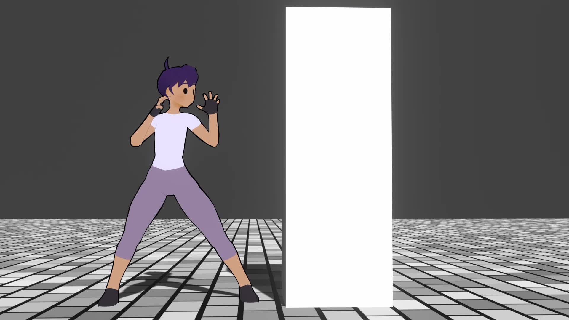 ArtStation - claw swipe anim