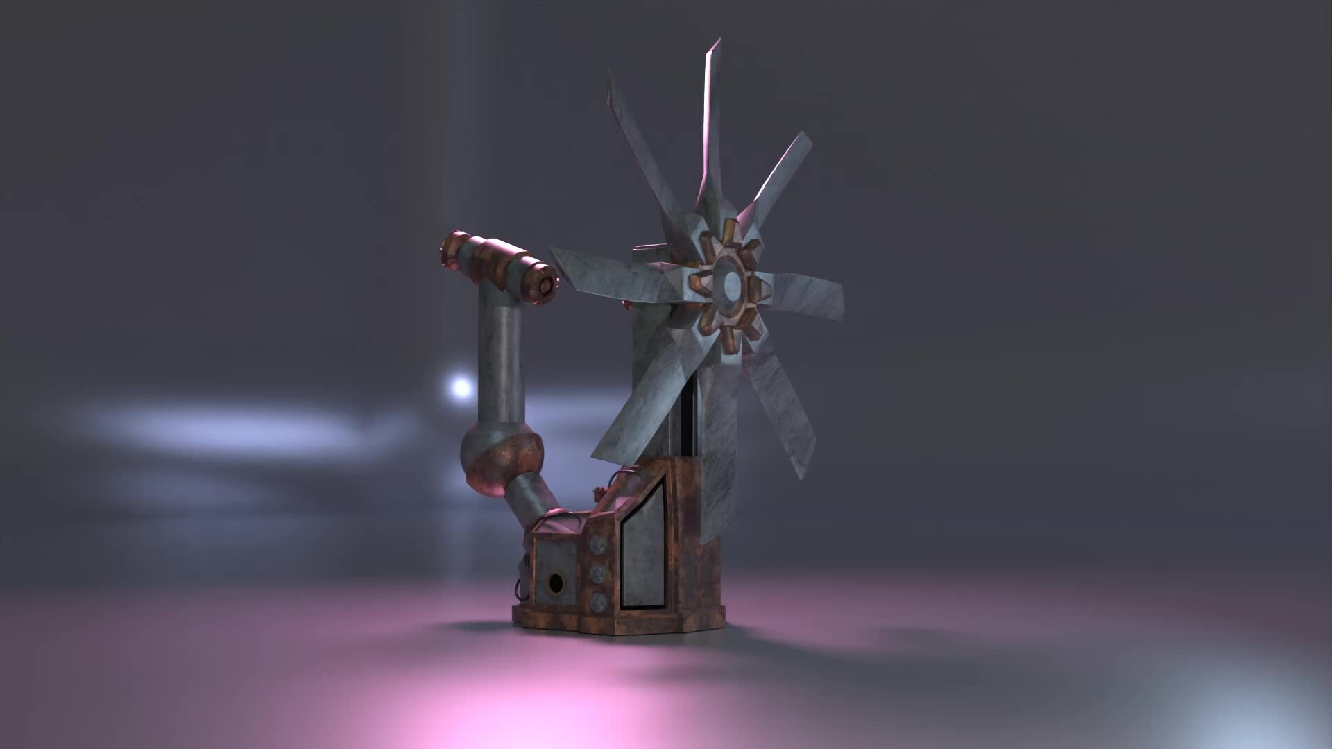 ArtStation - Dieselpunk Windmill