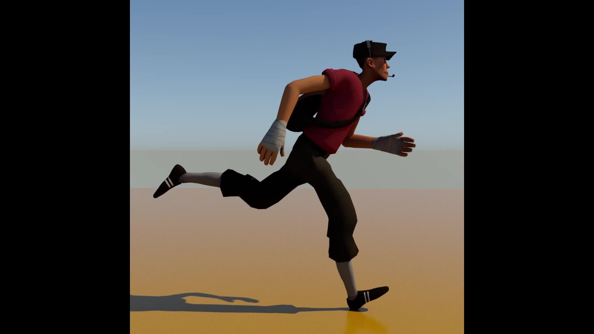 ArtStation - (Maya animation) Scout run cycle