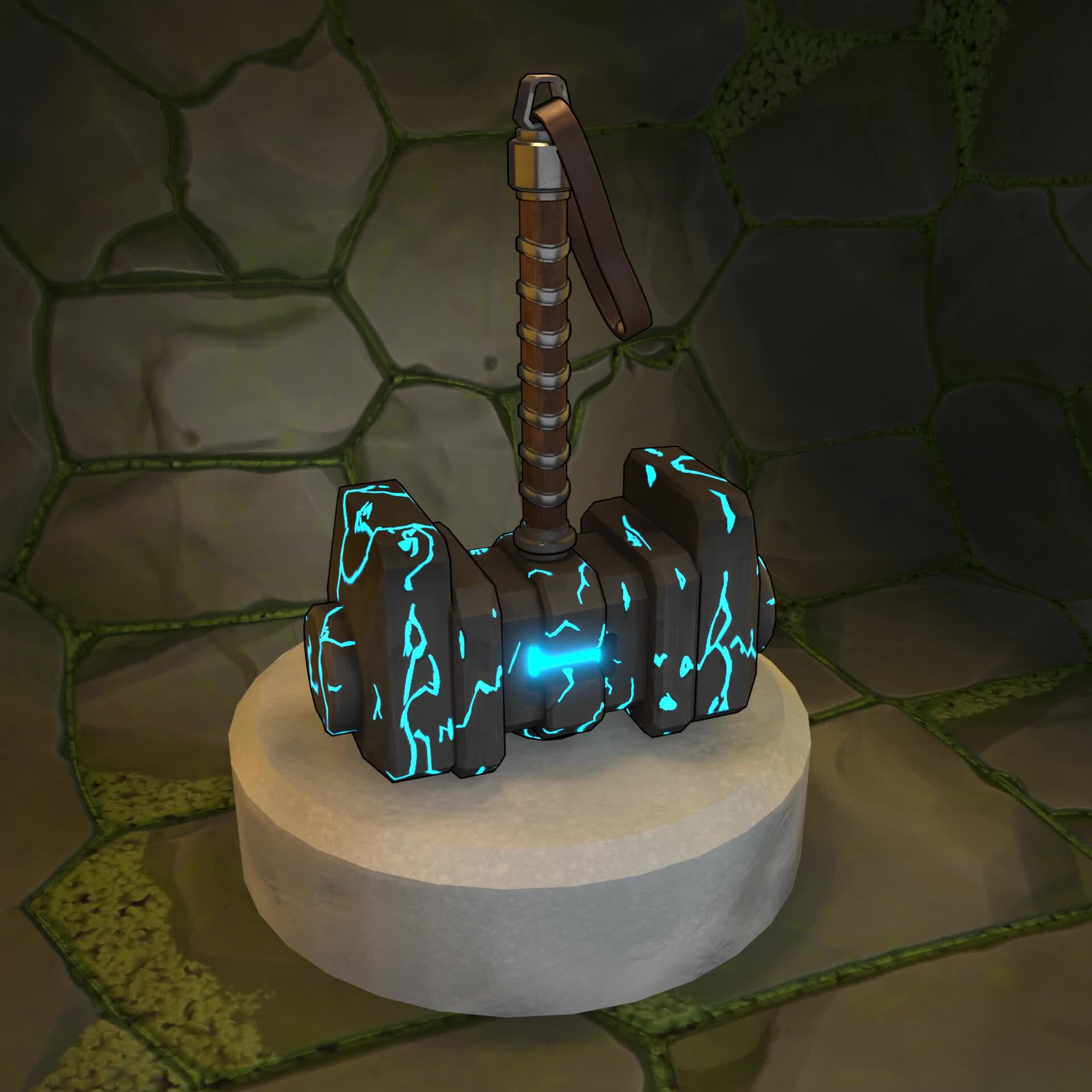 ArtStation - Broken storm hammer