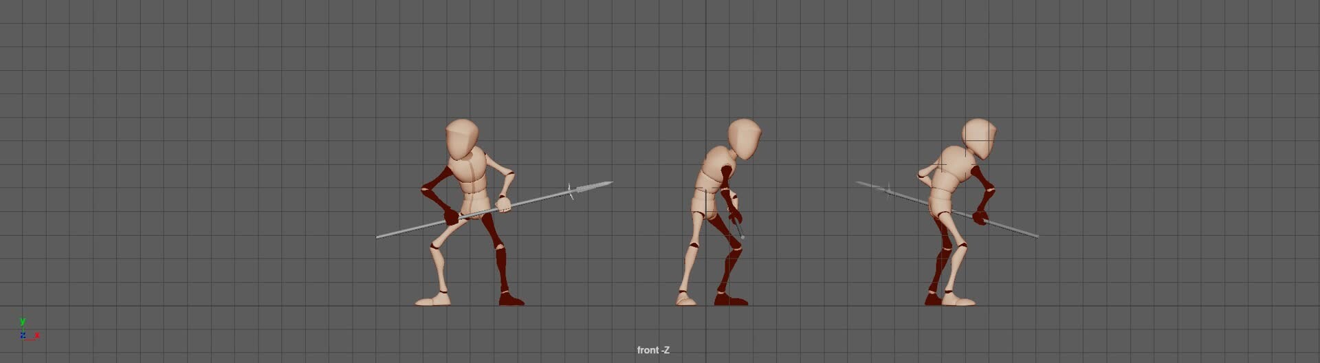 ArtStation - Attack and death animation