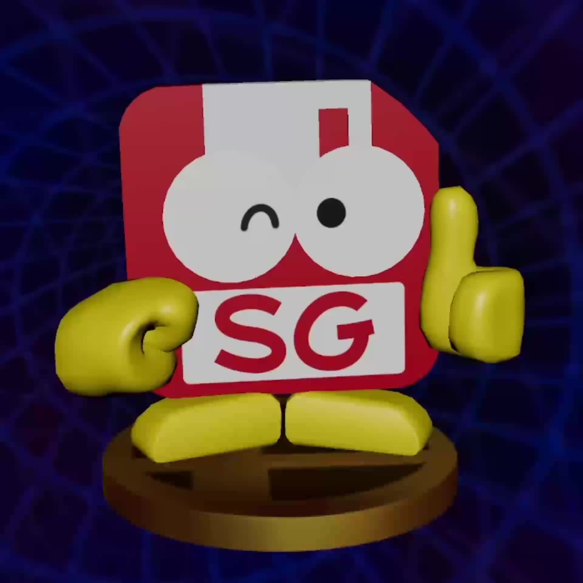 Joshua Goldie - Source-kun (OC) - 3D, 2D and Pixel Art